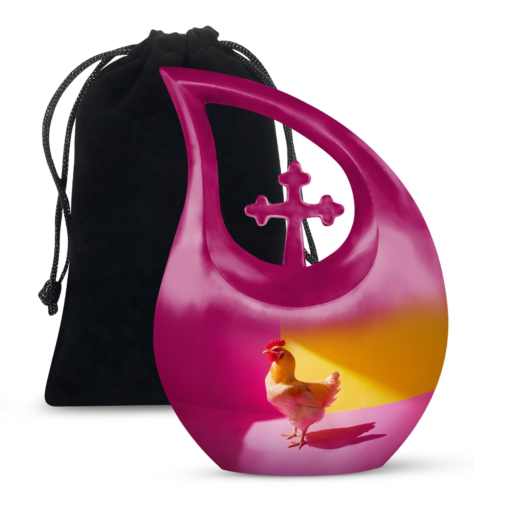 JAGSHASHI Chromatic Chicken Contrast Urn Ash Adult Female - Human ...