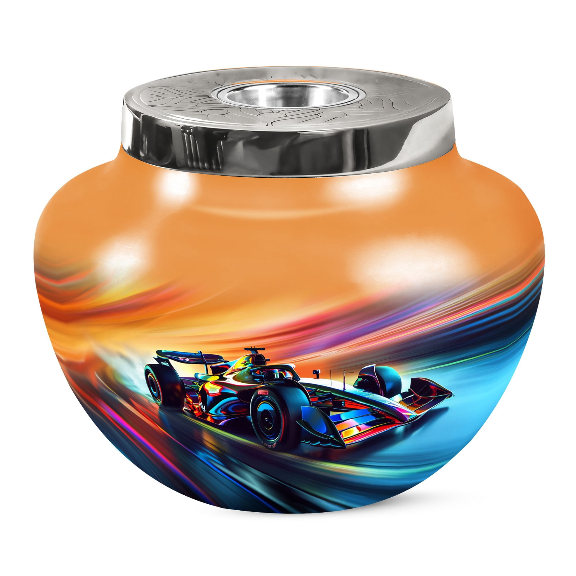 JAGSHASHI Color Swirl Speed Rush Decorative Urns - Decorative Urns For ...