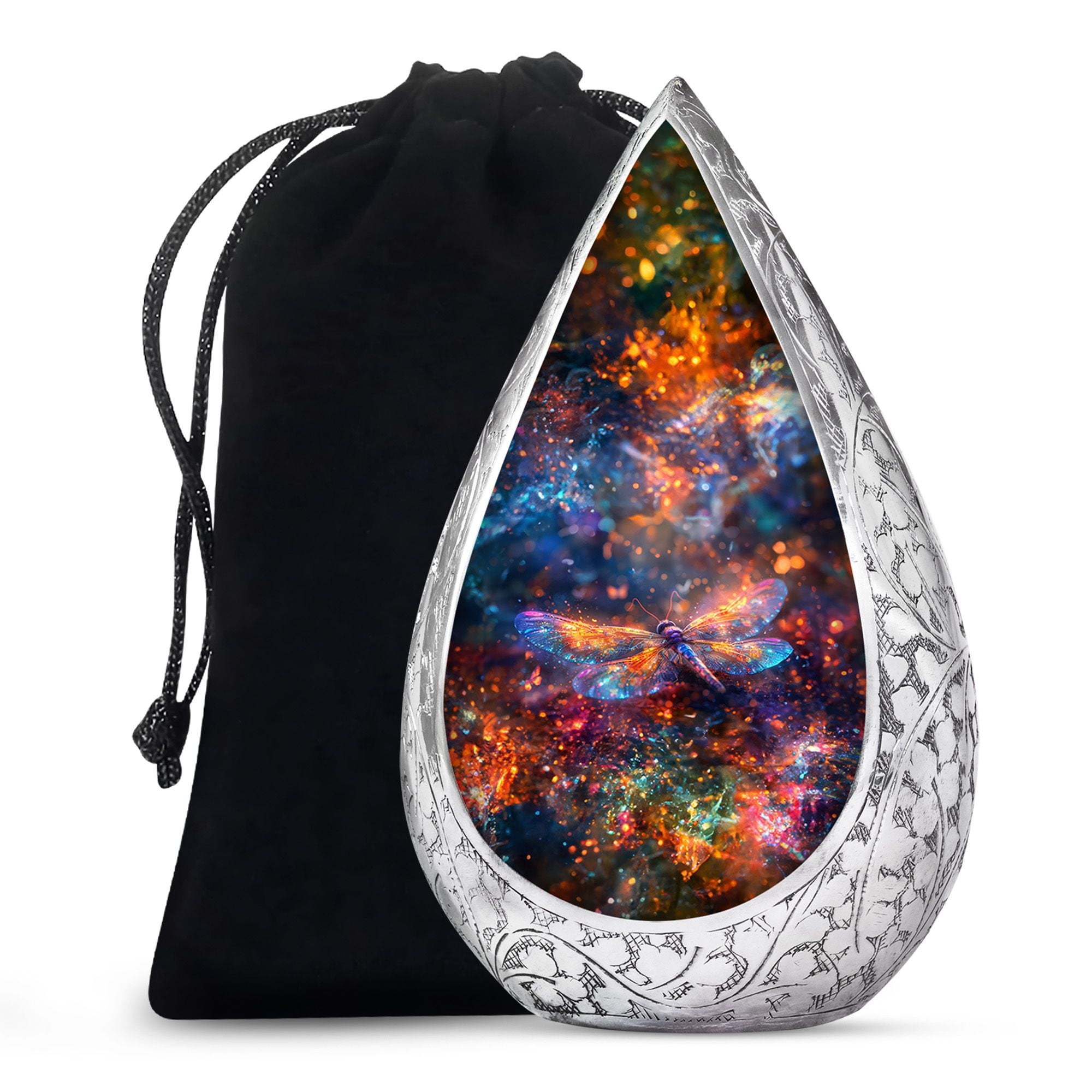 JAGSHASHI Cosmic Shimmer Wings - Large Cremation Urns - Ash Urns For ...