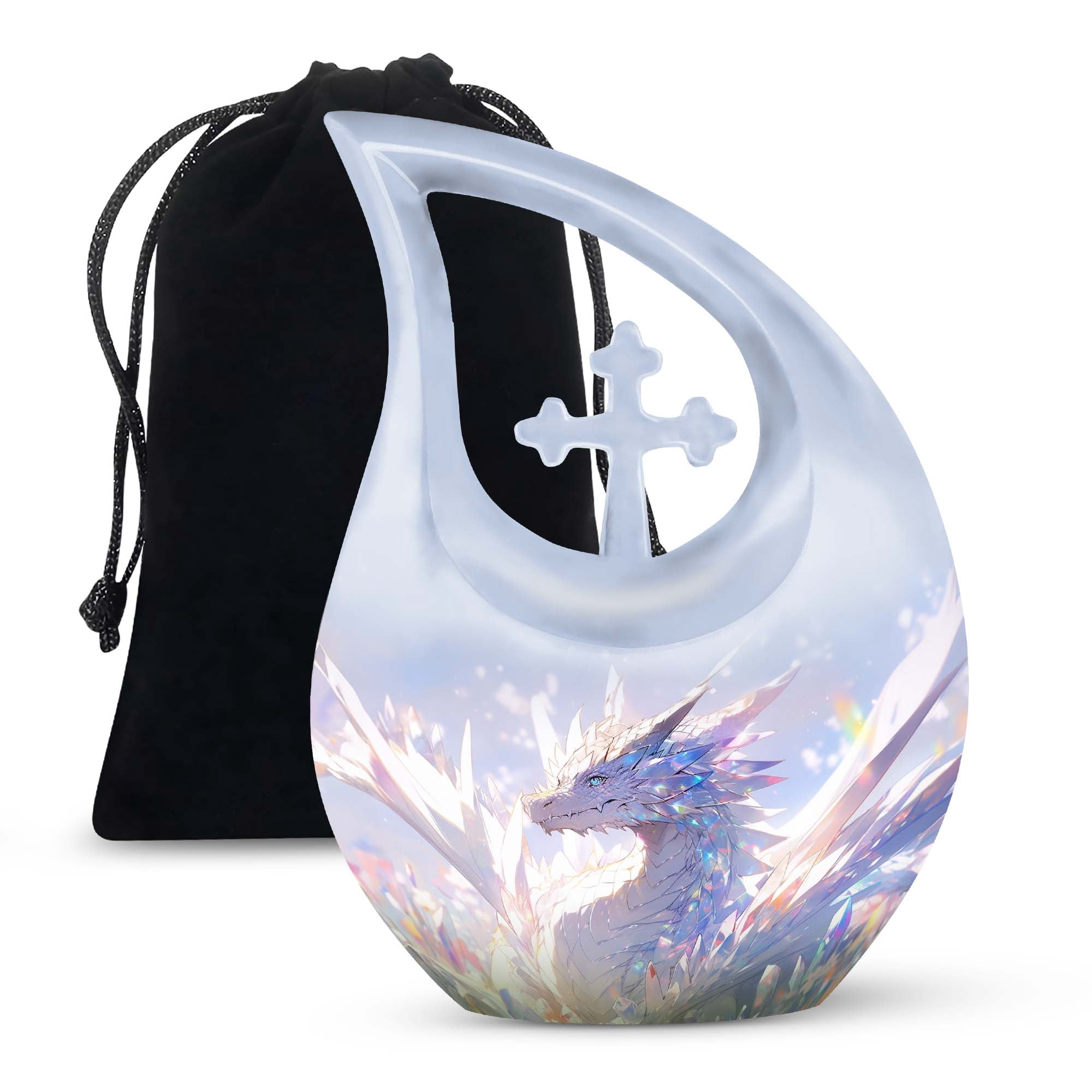 JAGSHASHI The Crystal Dragon Urns For Human Ashes Adult Large - Urn ...