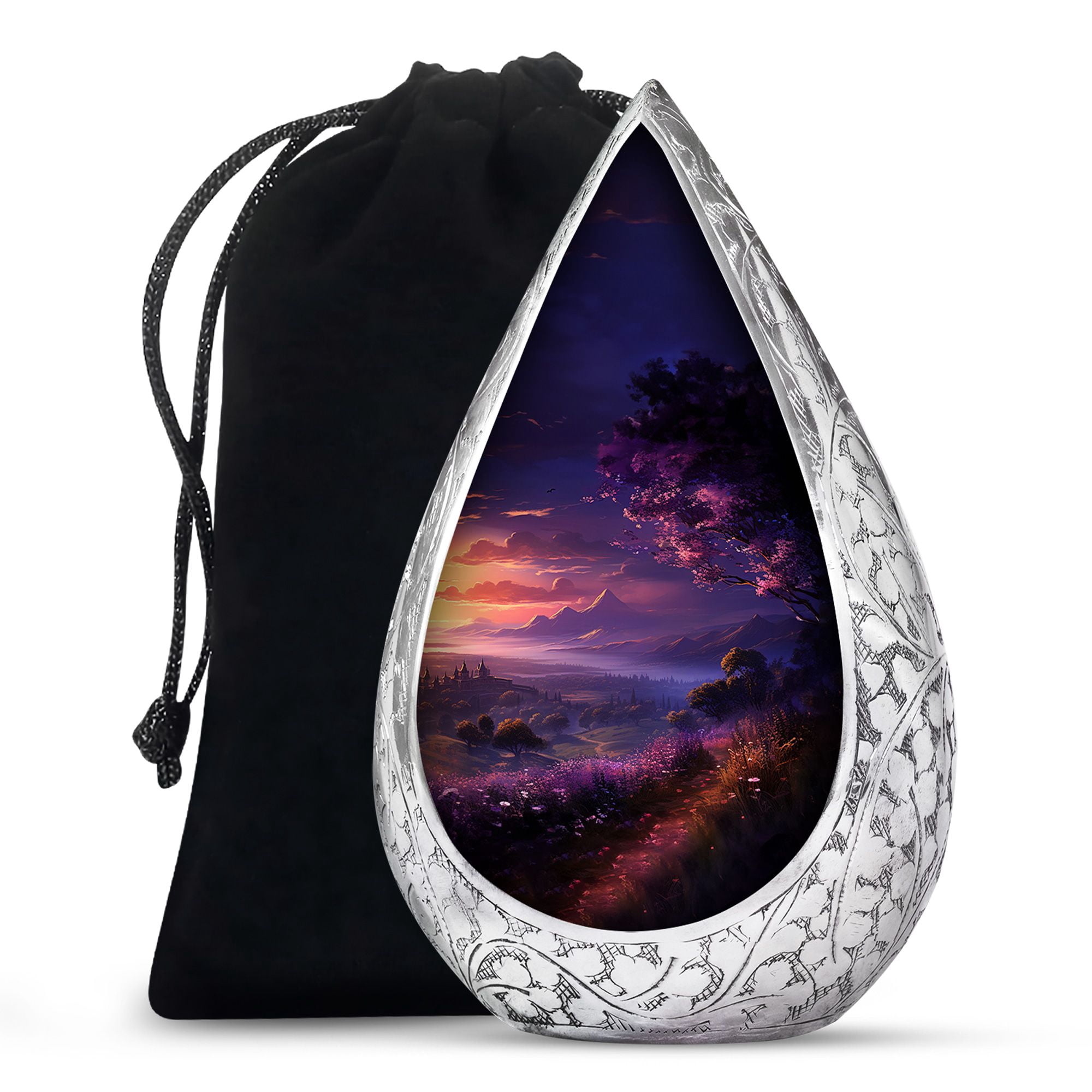 JAGSHASHI Dawn At The Mountain Embrace - Human Remain Urn - Large ...