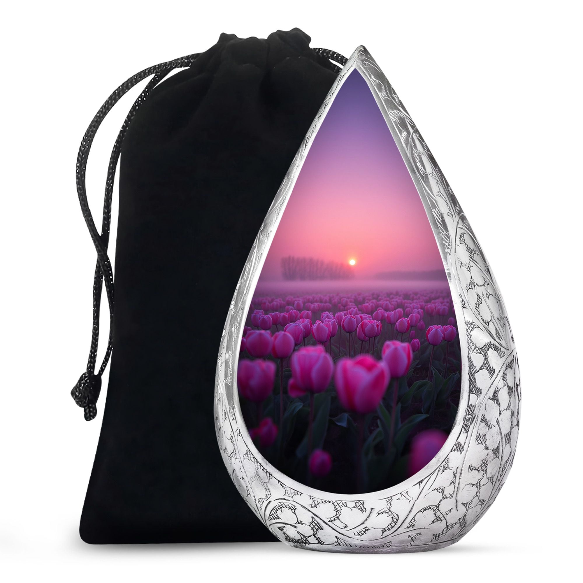 JAGSHASHI Dawn Gentle Embrace Over Tulip Fields - Funeral Cremation ...