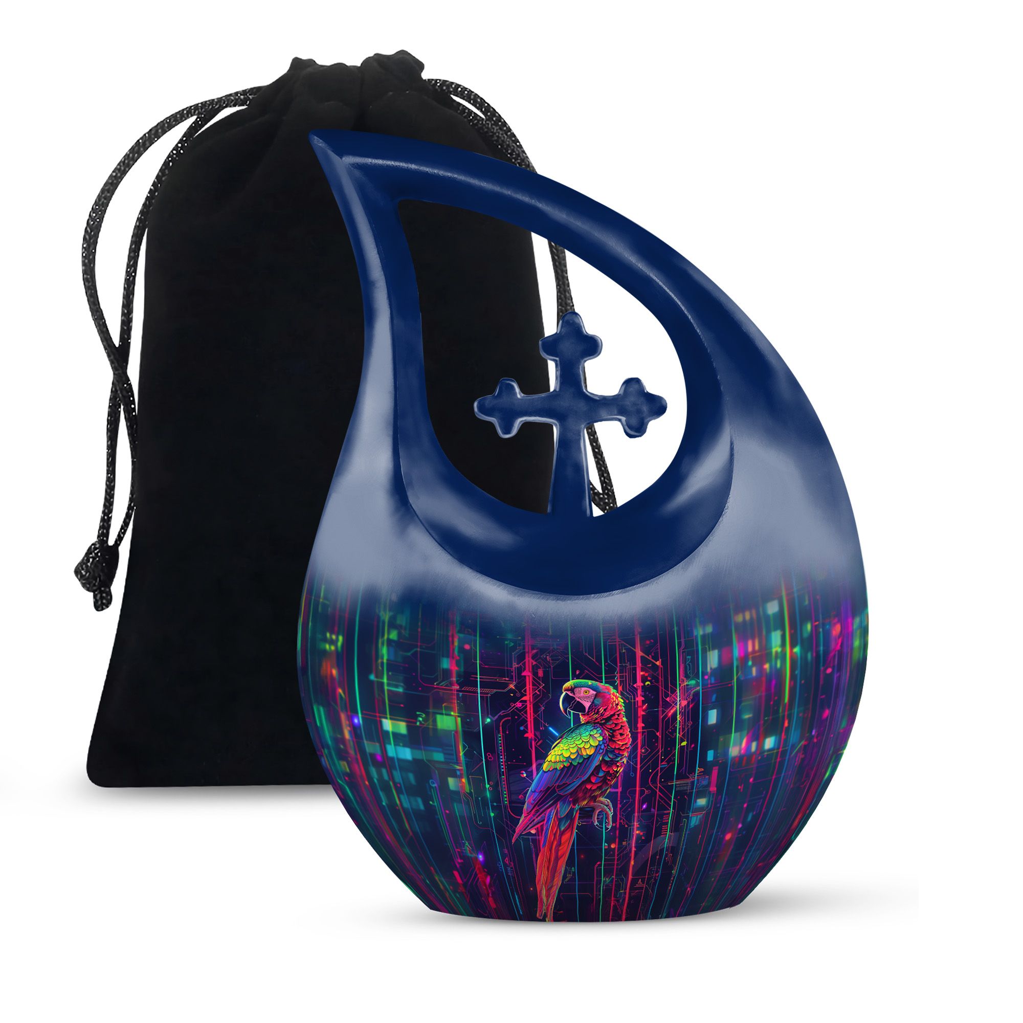 JAGSHASHI Digital Aviary Urn Ashes For Women - Burial Urns Adult Female ...