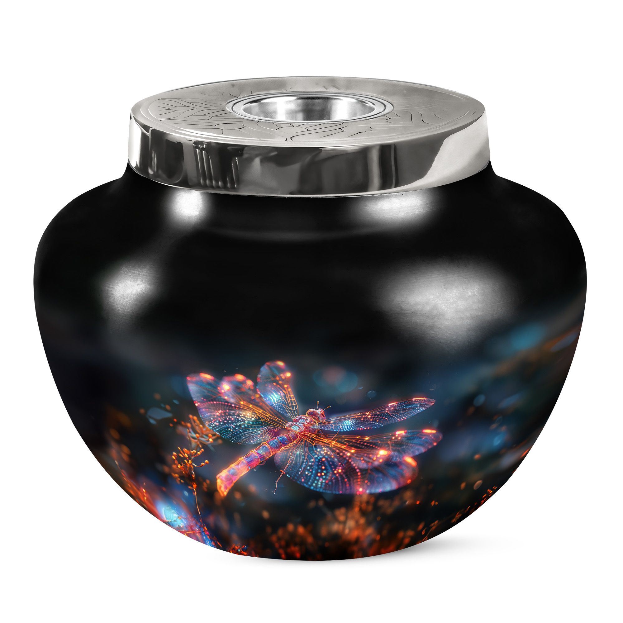 JAGSHASHI Digital Firefly Elegance Funeral Urn For Mom & Dad - Adult ...
