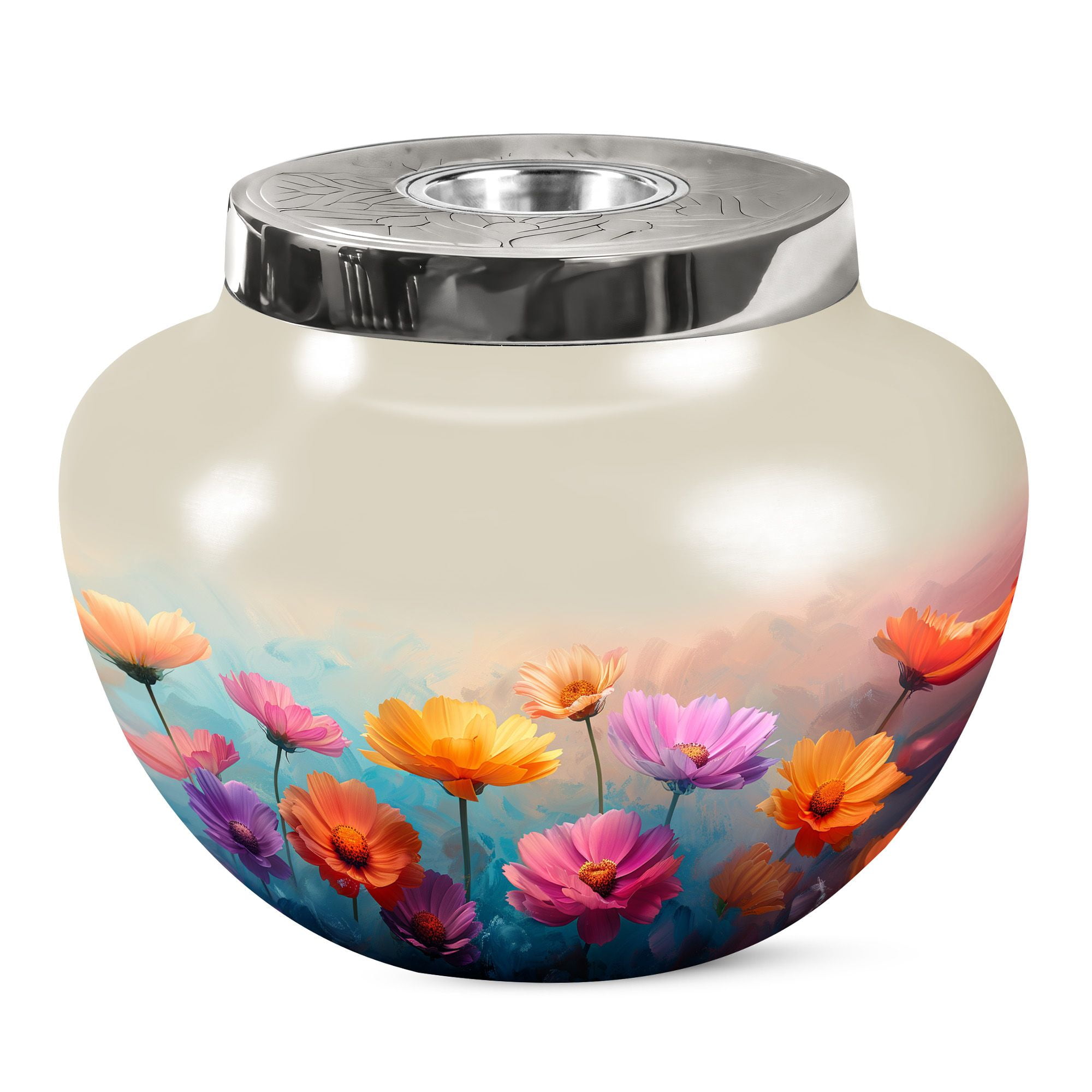 JAGSHASHI Dreamy Blossoms A Haze Of Floral Hues Adult Urns - Burial ...