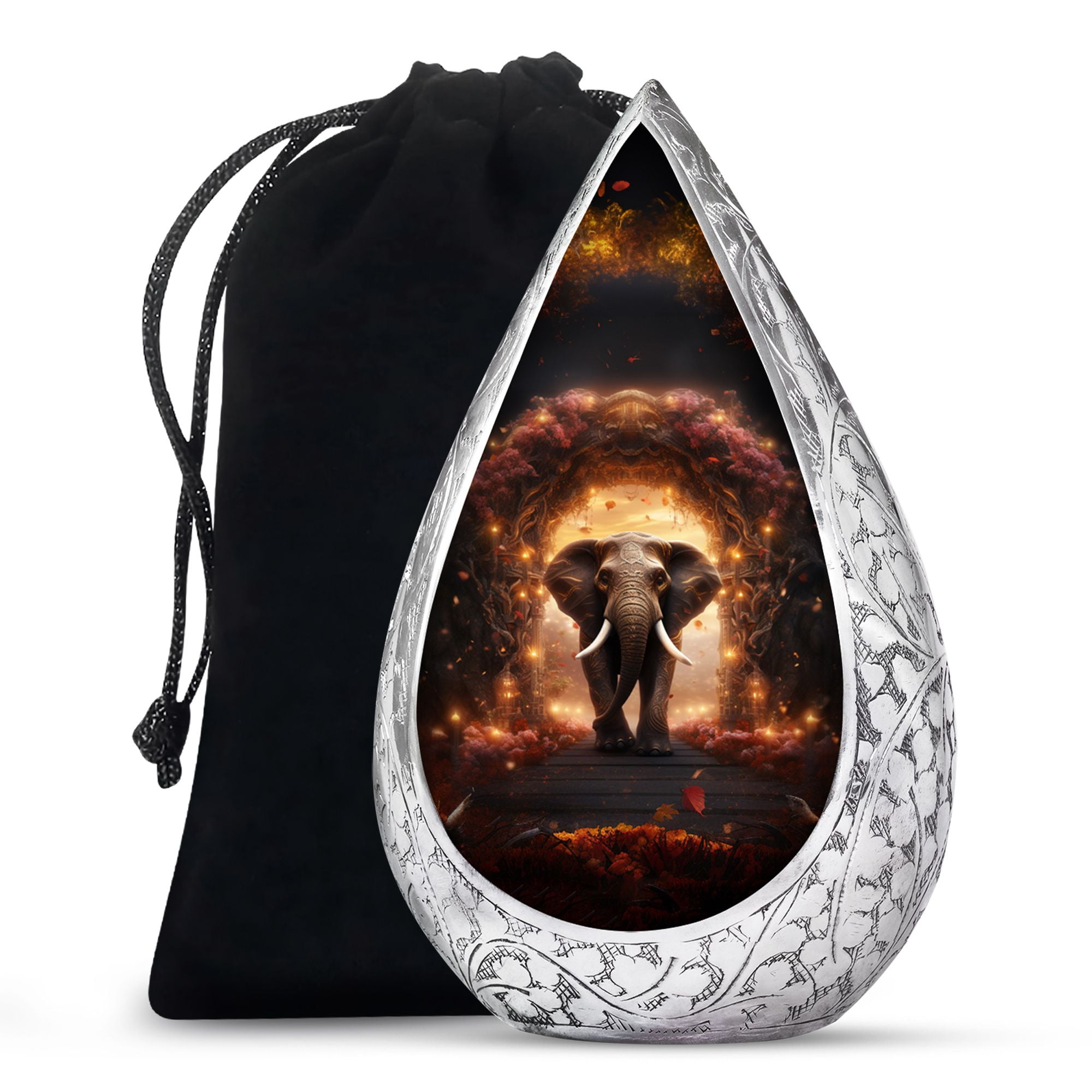 JAGSHASHI Elephant - Burial Ashes Urns - Decorative Urns For Ashes ...