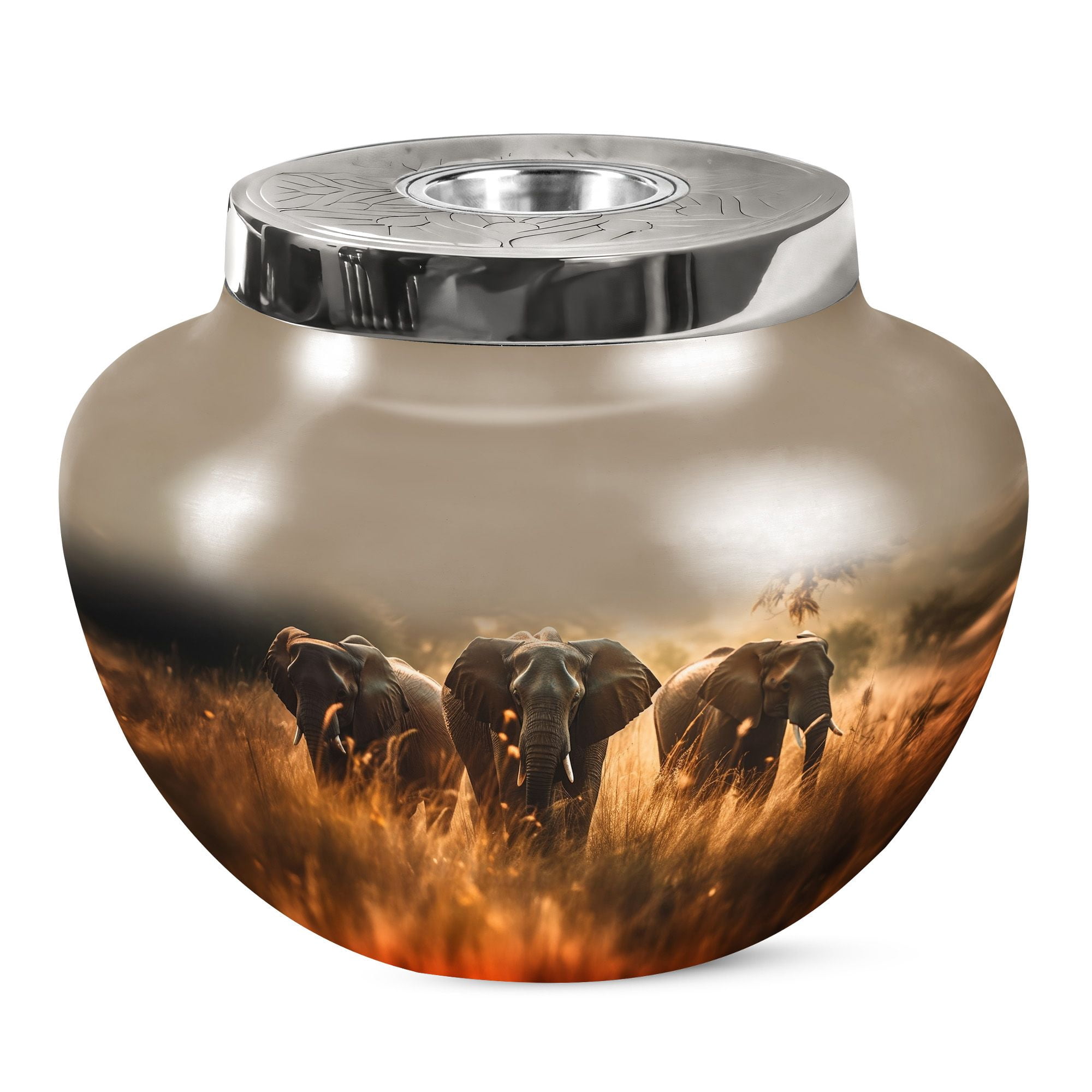 JAGSHASHI Elephant Burial Urn Adult Human Ash - Cremation Urn Ashes ...