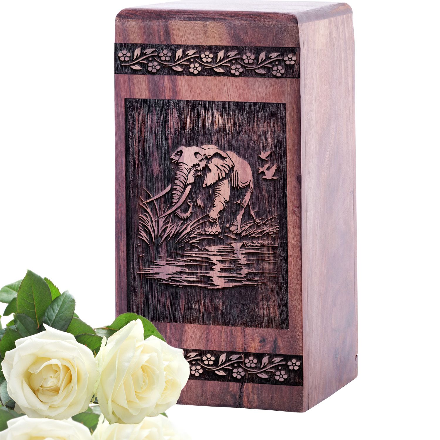 JAGSHASHI Elephant Decorative Large Cremation Urns For Men & Women ...