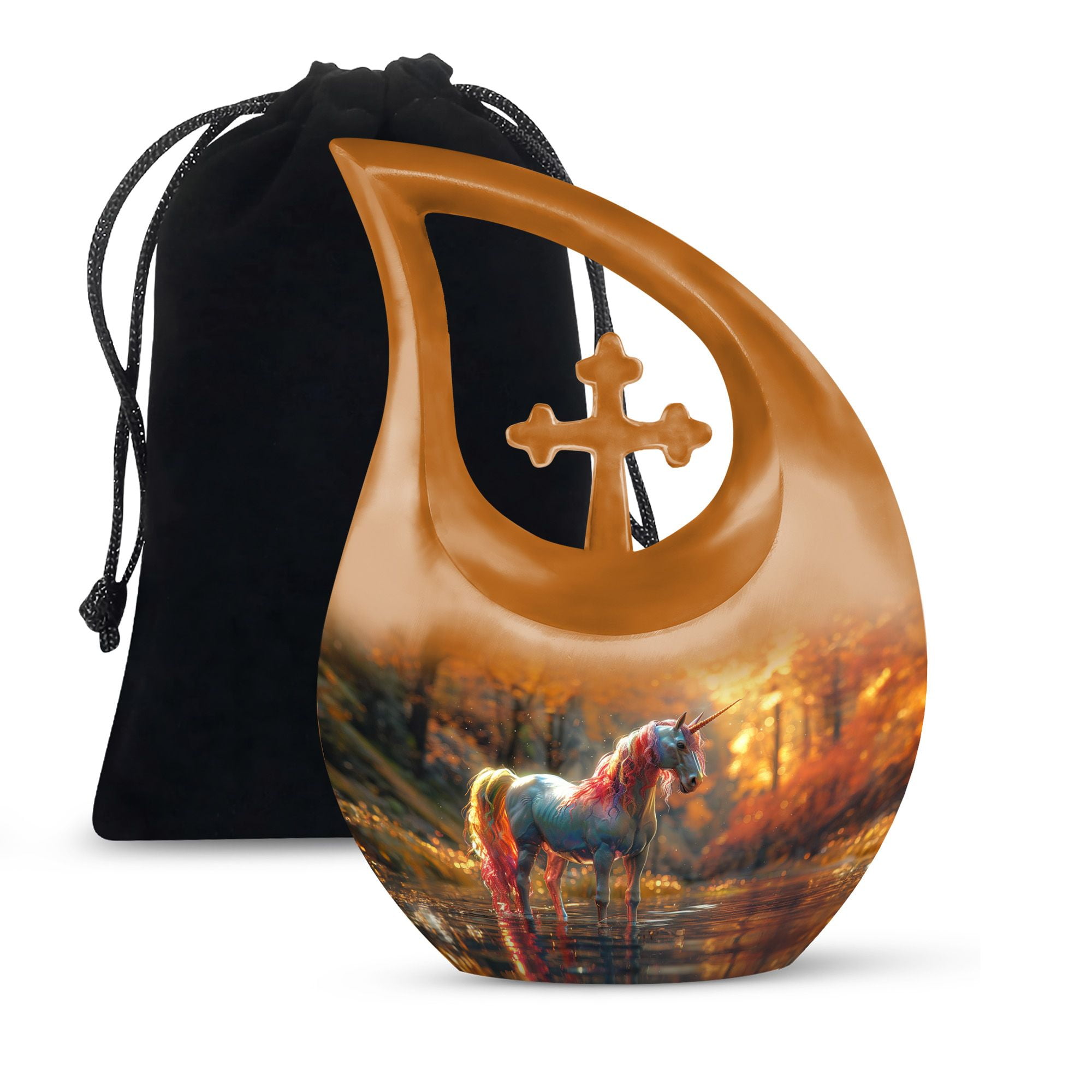JAGSHASHI Enchanted Autumn Magic Adult Urns For Men - Urns For Ashes ...