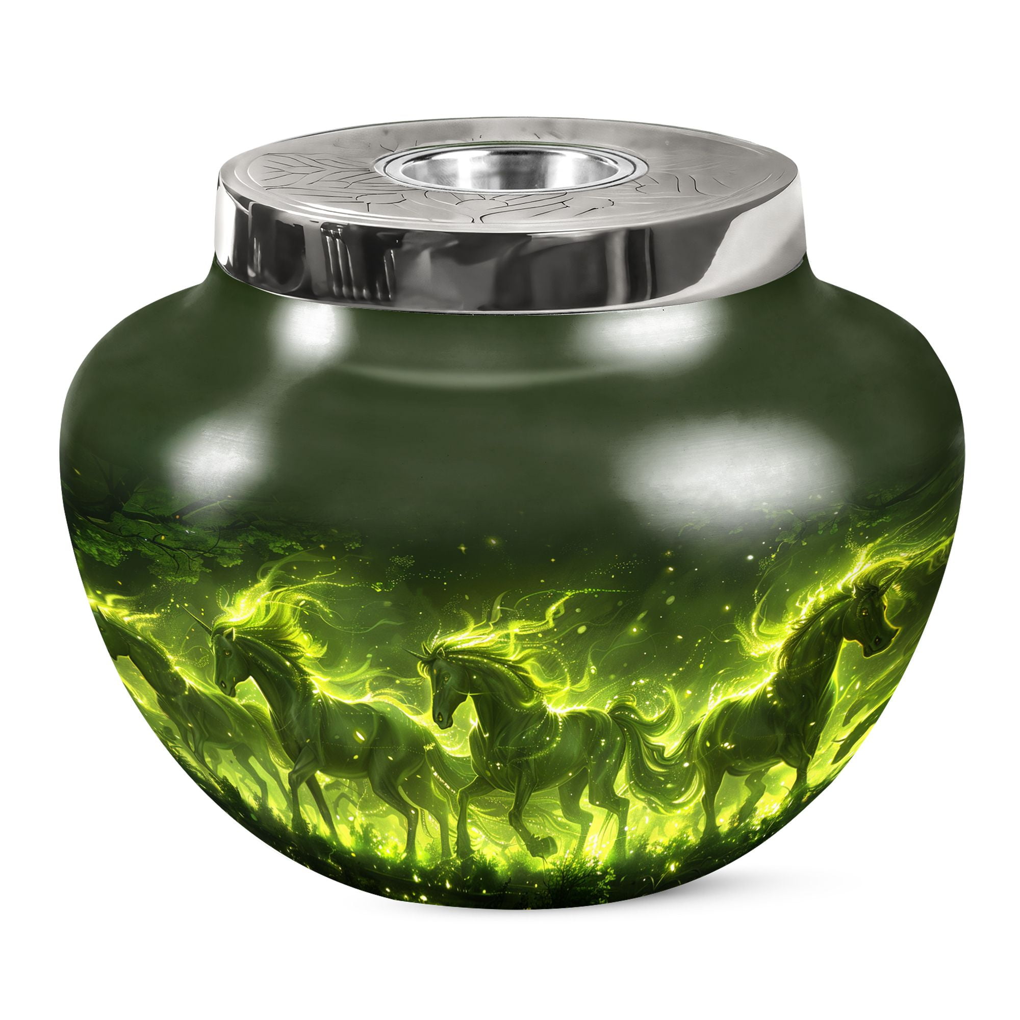 JAGSHASHI Enchanted Forest Equines Funeral Urns - Urn For Adult Male ...