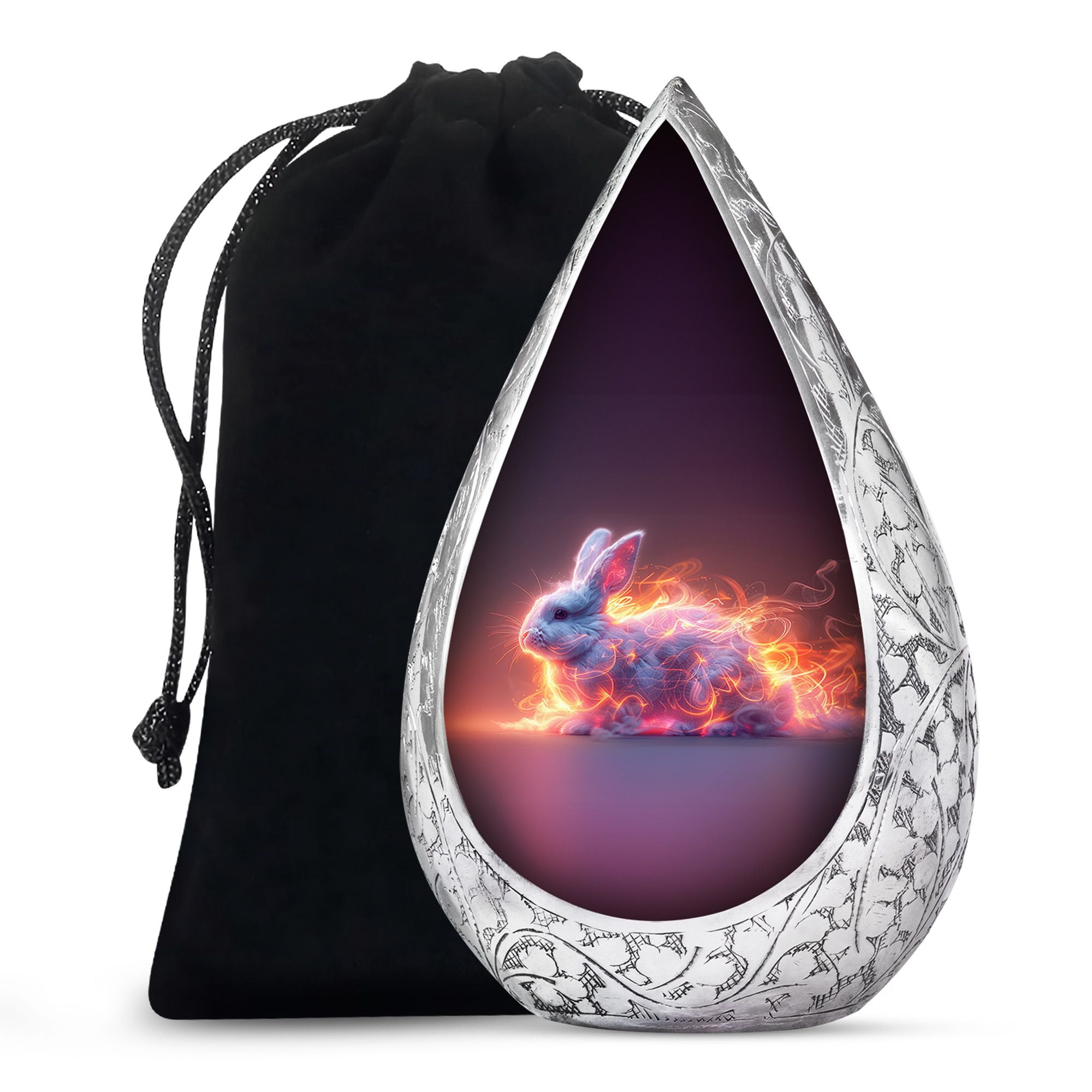 JAGSHASHI Fiery Ethereal Rabbit - Cremation Urns Burial - Adult Ashes ...