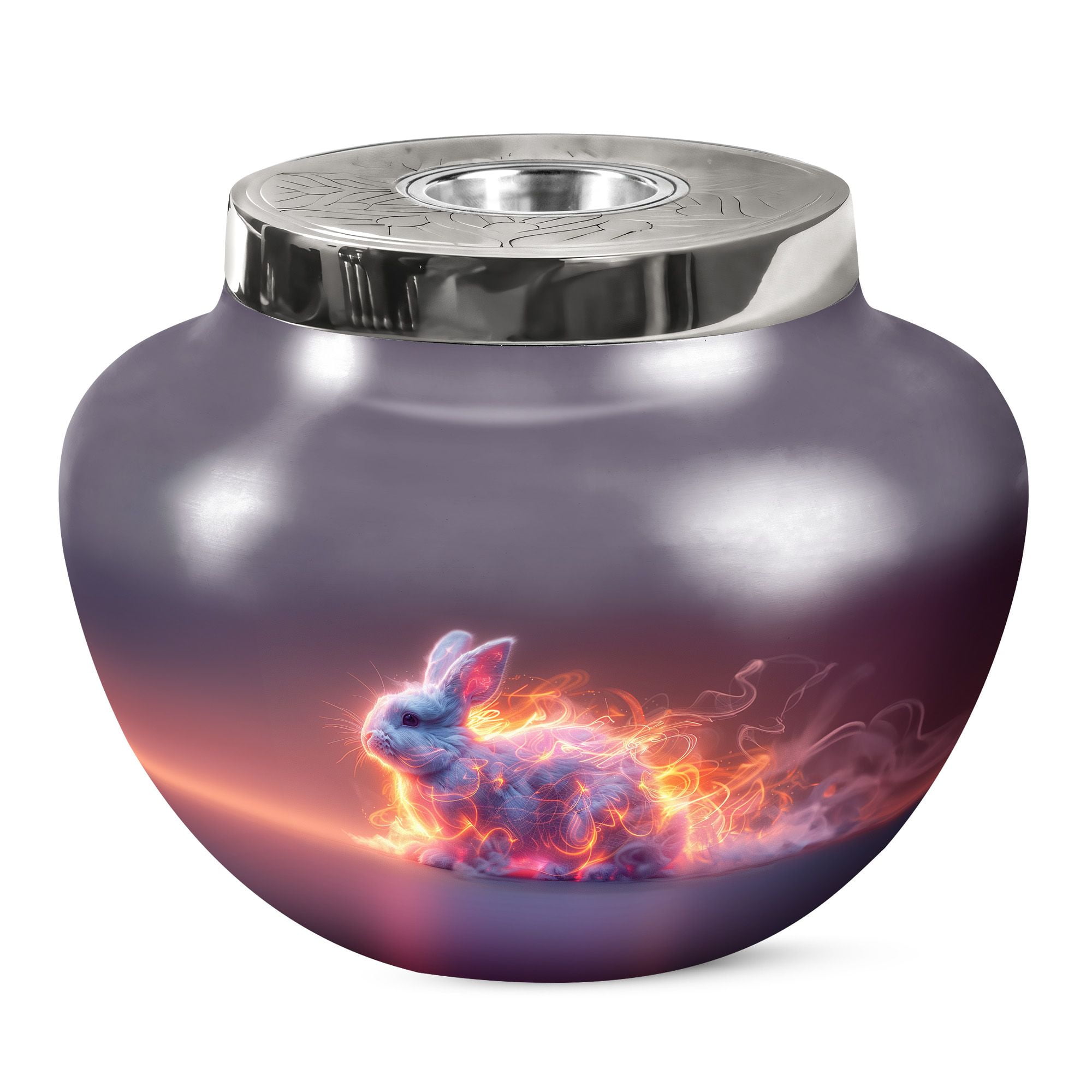 JAGSHASHI Fiery Ethereal Rabbit Human Ash Urns - Cremation Urns For ...