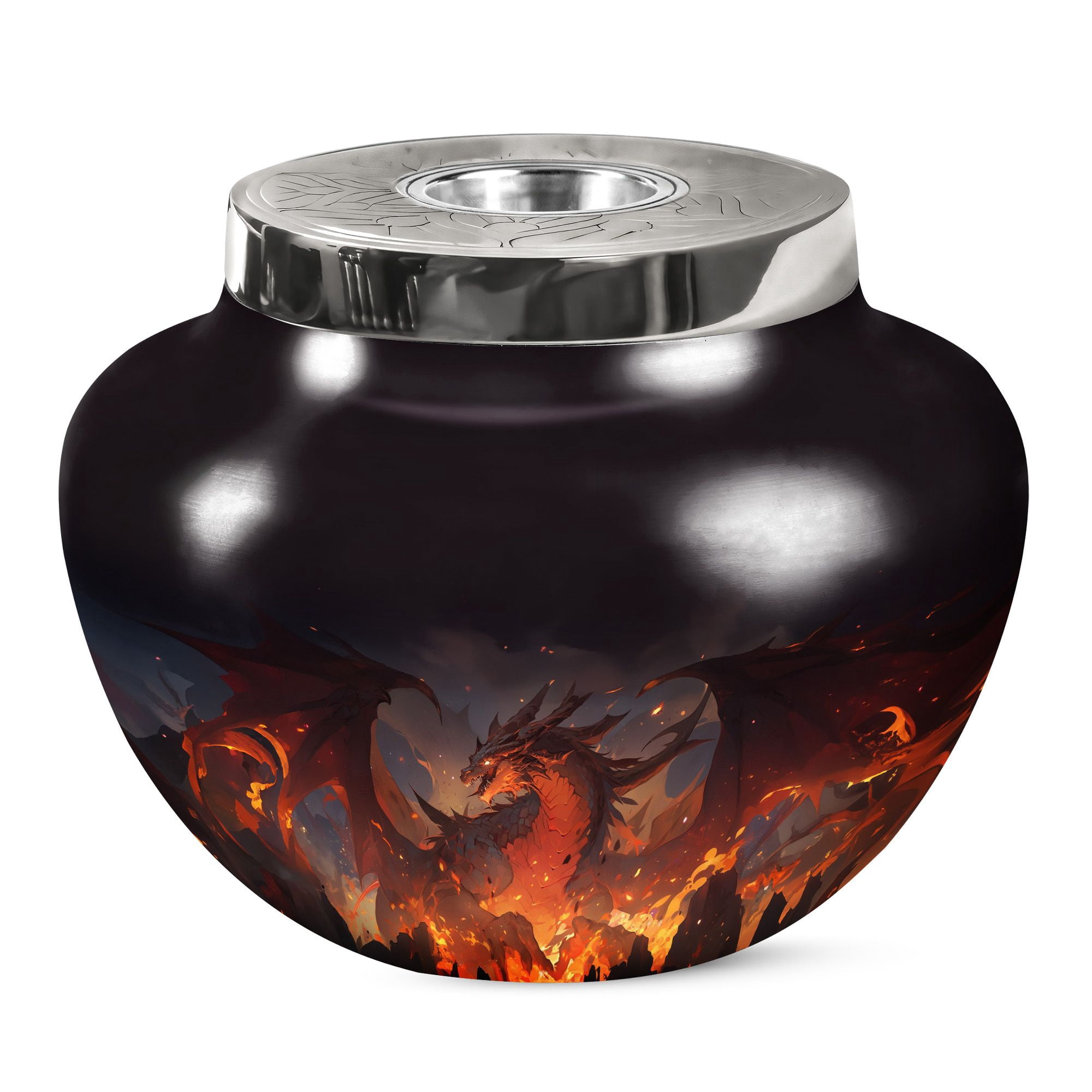 JAGSHASHI The Fire Dragon Descent Urn For Ashes Adult Male - Funeral ...