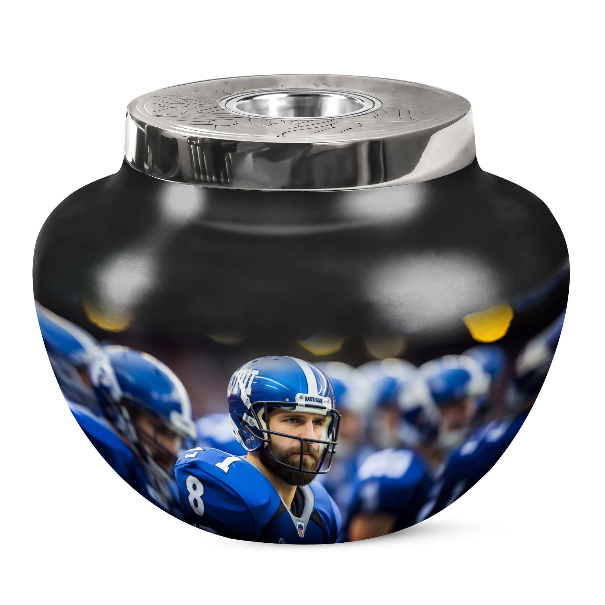 JAGSHASHI Football Memorial Urn For Ash - Cremation Urn For Adults ...