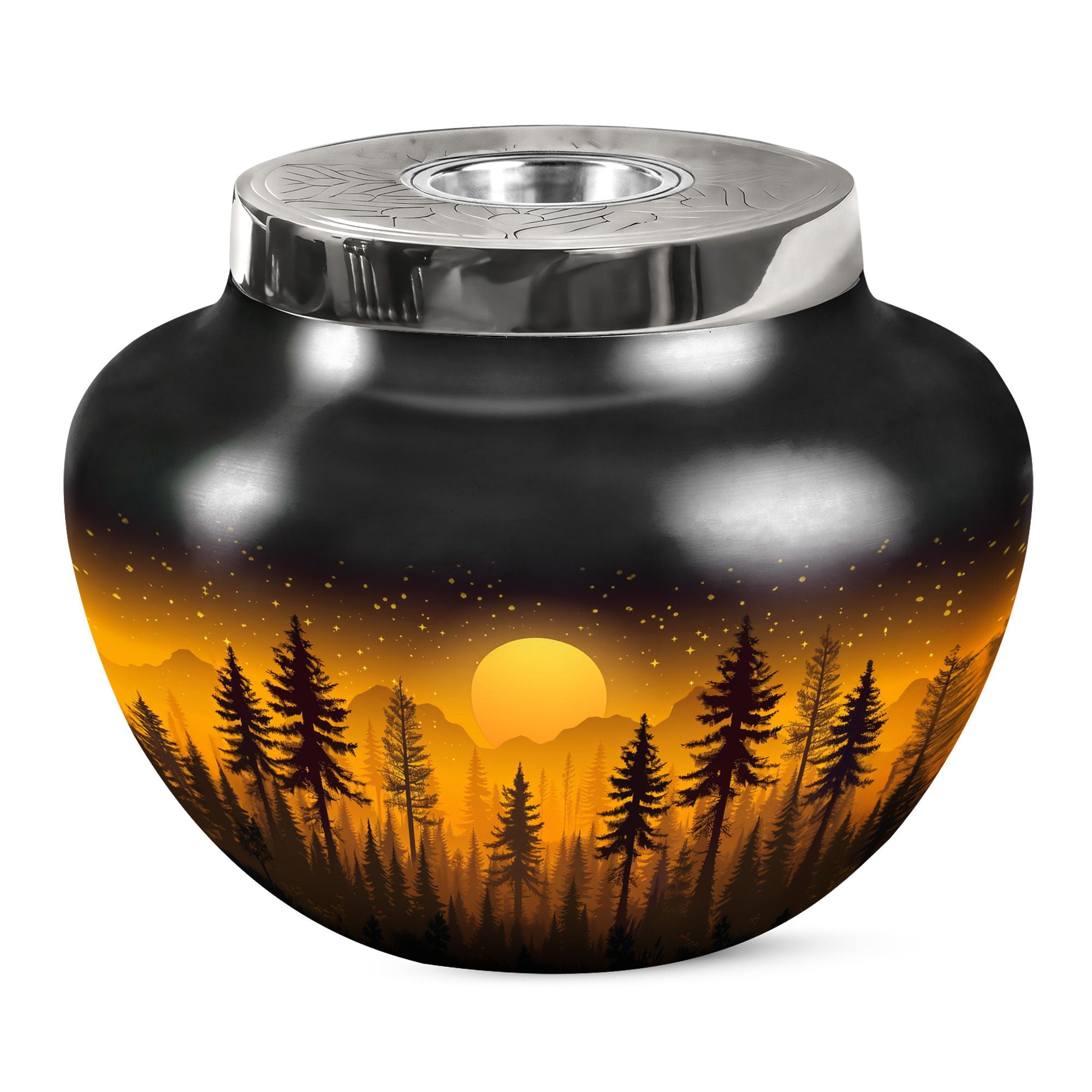 JAGSHASHI The Forest Sprite Realm Cremation Urn For Men & Women - Ash Urn For Human Ashes ...