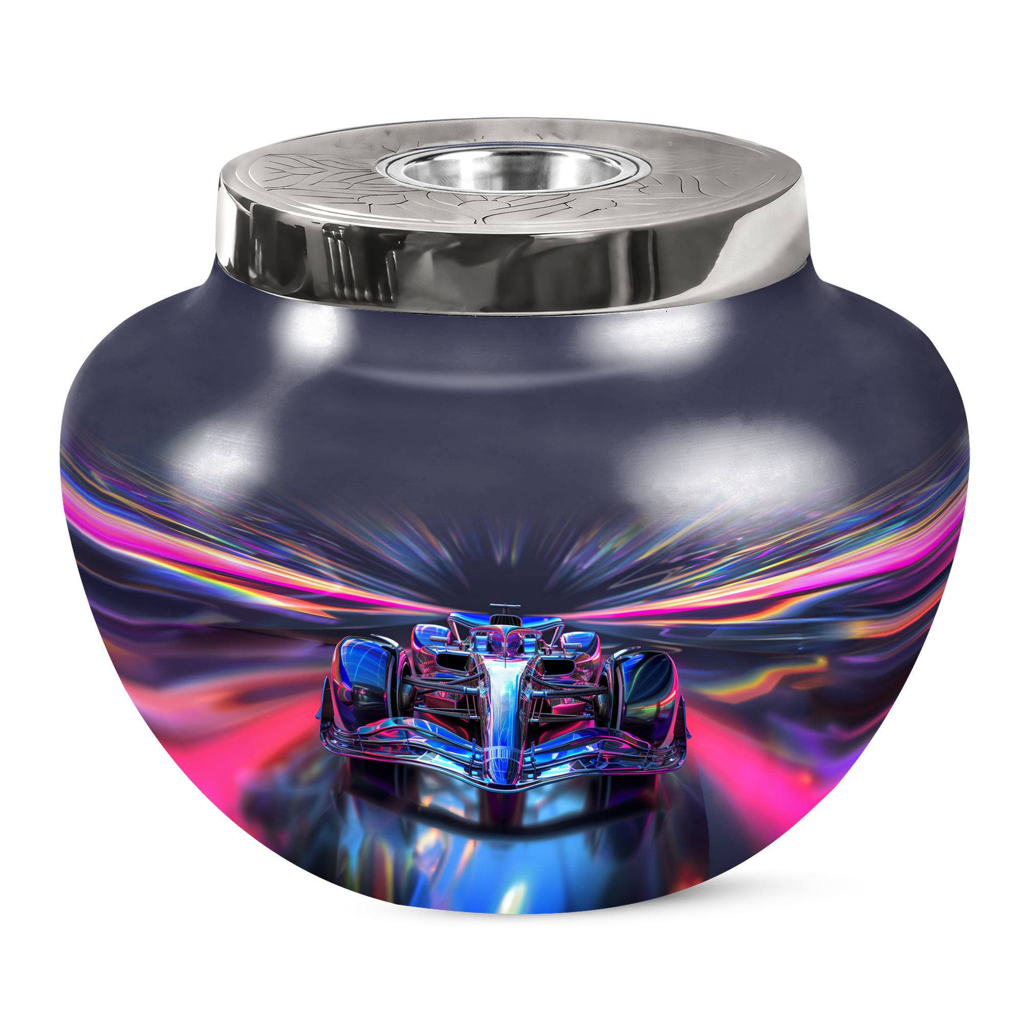JAGSHASHI Futuristic Speed Light Streaks Funeral Cremation Urns ...