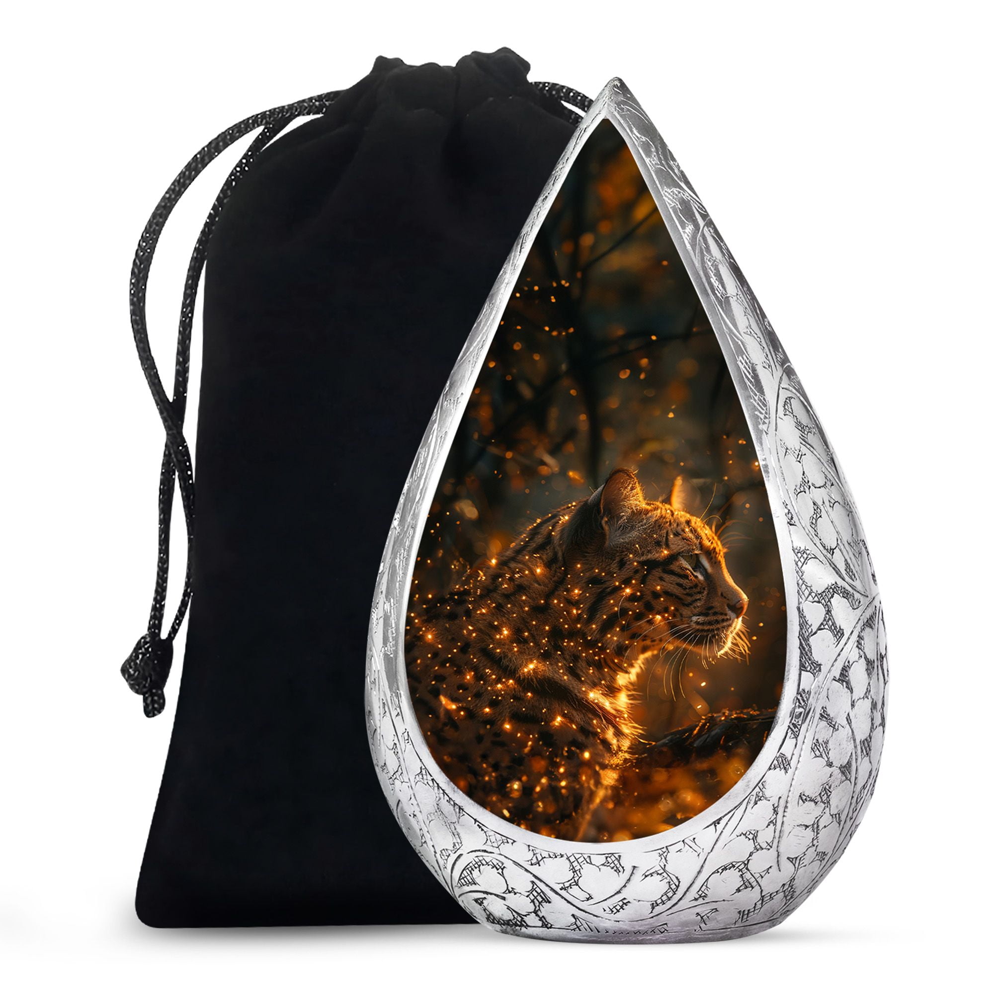 JAGSHASHI Glowing Dusk Prowler - Large Memorial Urns - Memorial Urn ...