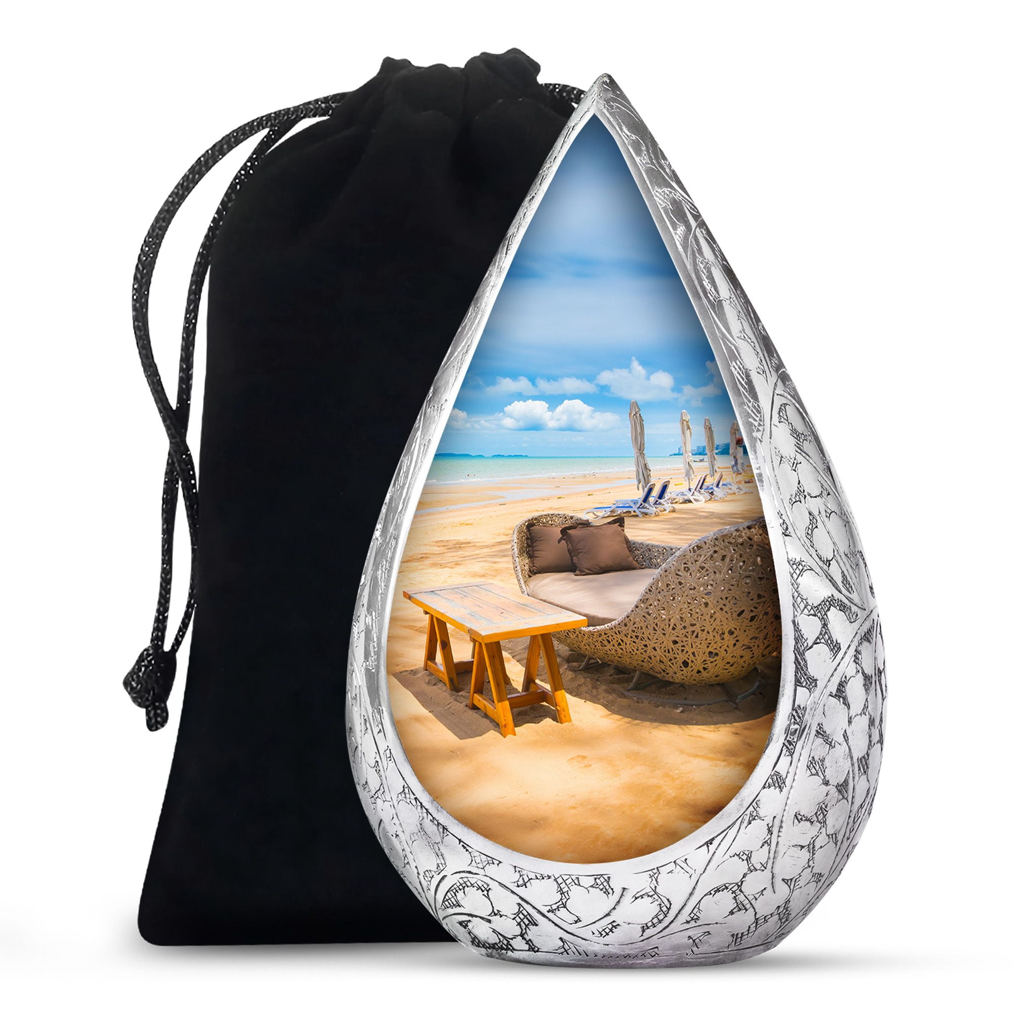 JAGSHASHI Goa Beach - Large Urns For Human Ashes - Large Cremation Urns ...