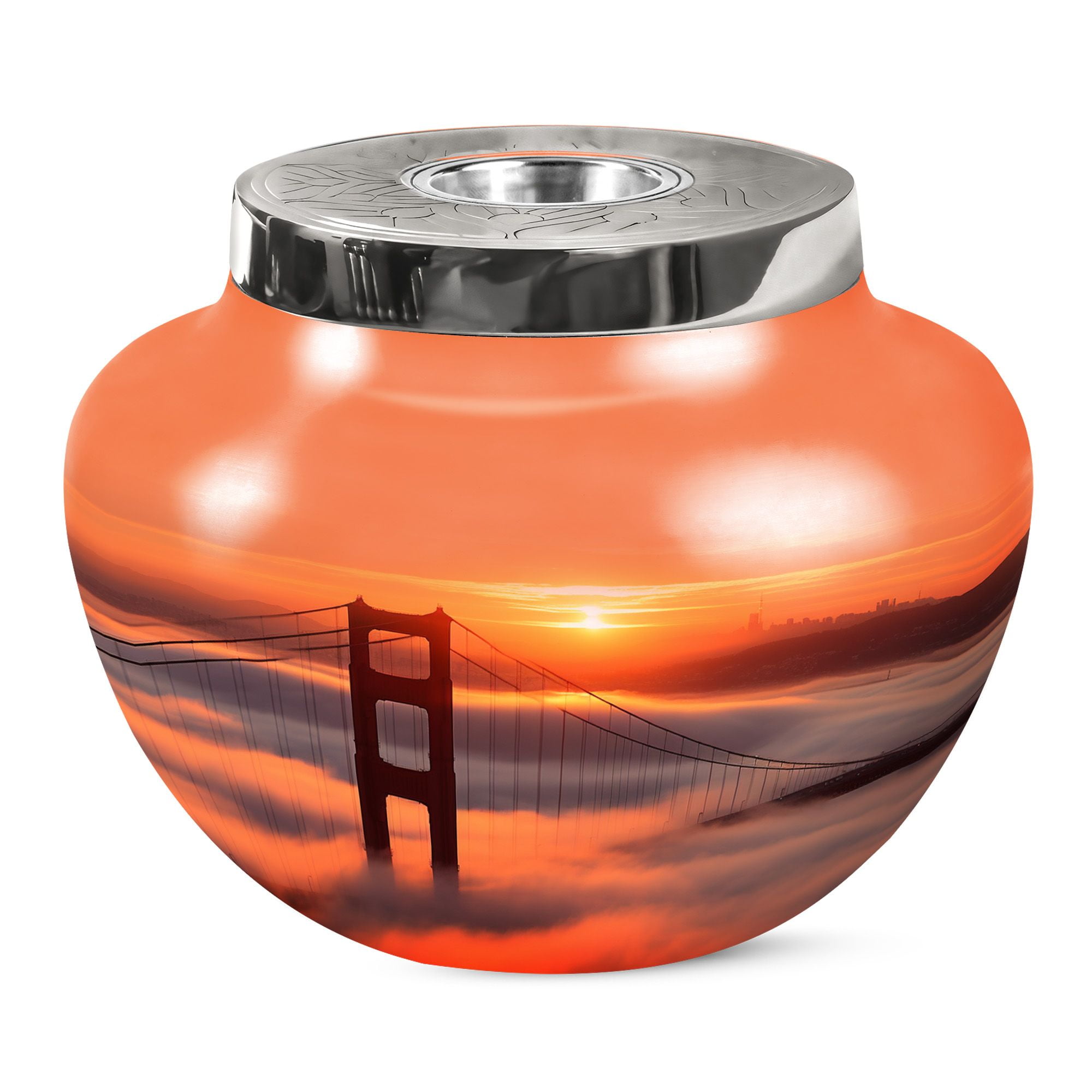 JAGSHASHI Golden Gate Bridge Unique Urns - Cremation Urns For Burial ...