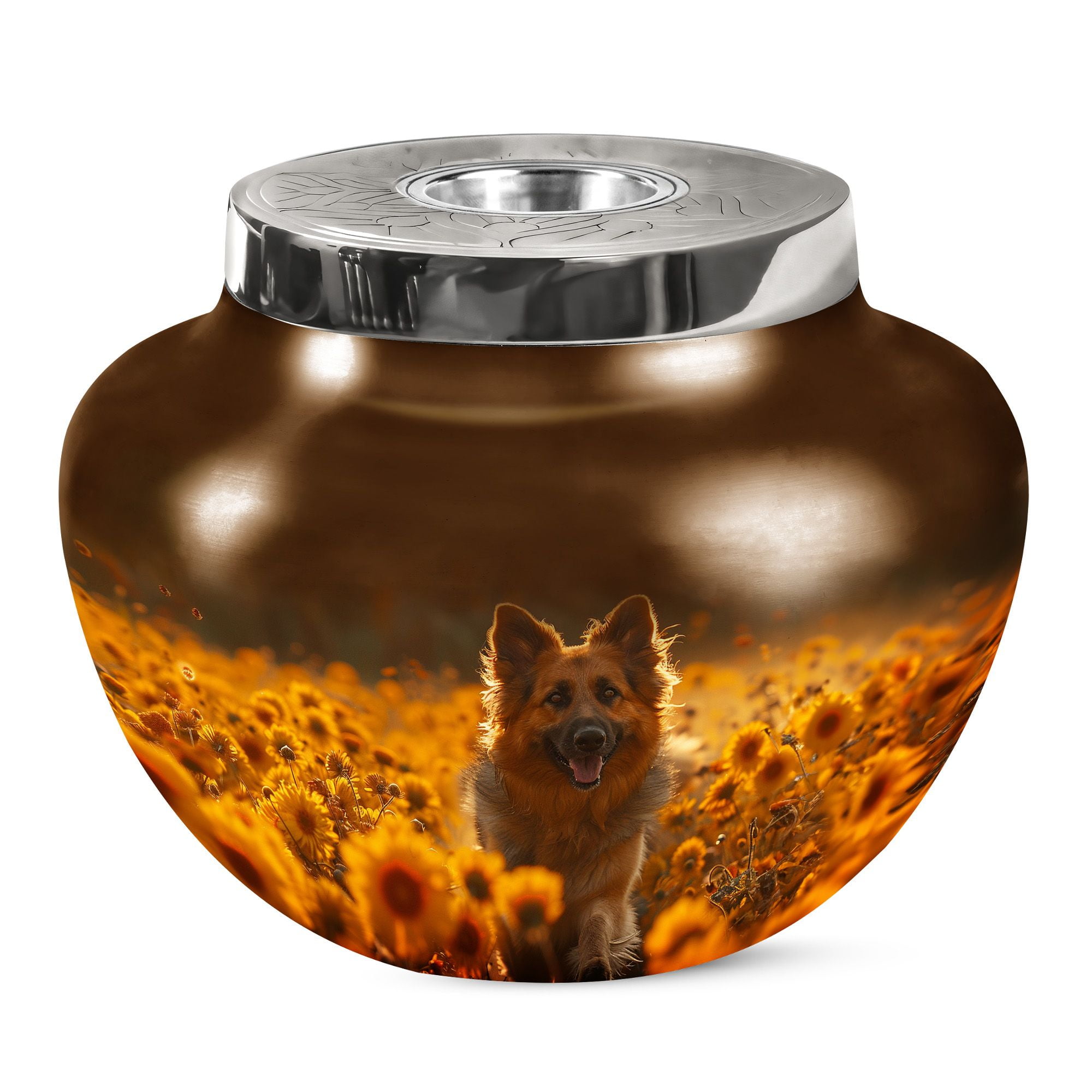 JAGSHASHI Golden Hour Delight Funeral Urns - Ashes Urns Human Remains ...