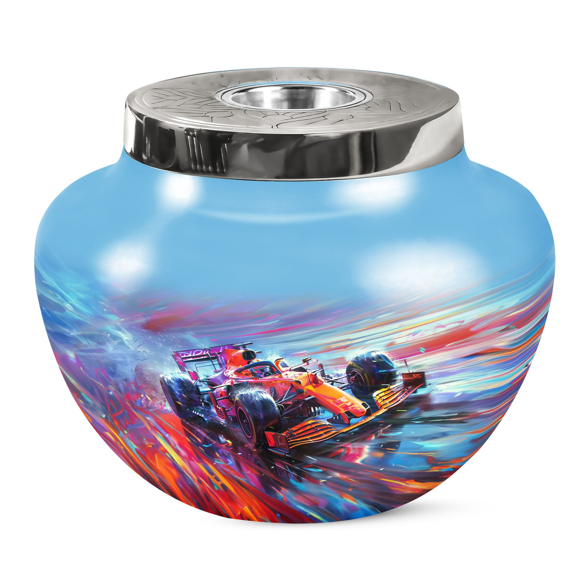 JAGSHASHI Hyperdrive Racing Chaos Decorative Urns For Human Ashes ...