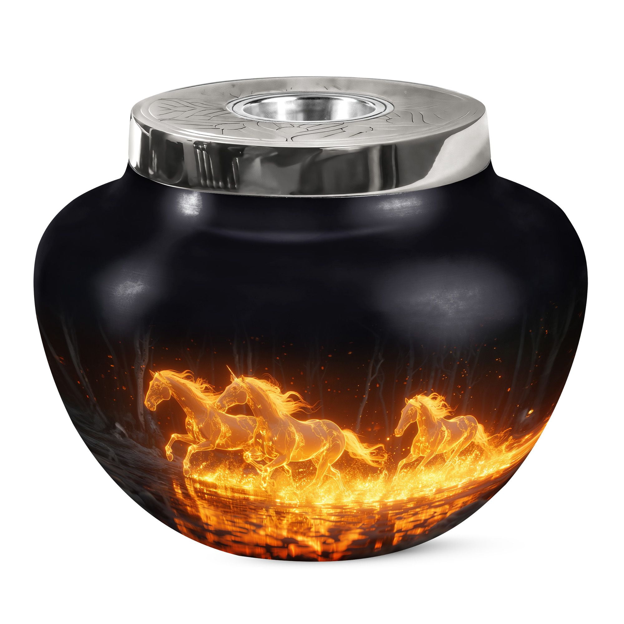JAGSHASHI Luminous Ember Gallop Burial Urns For Adult - Decorative ...