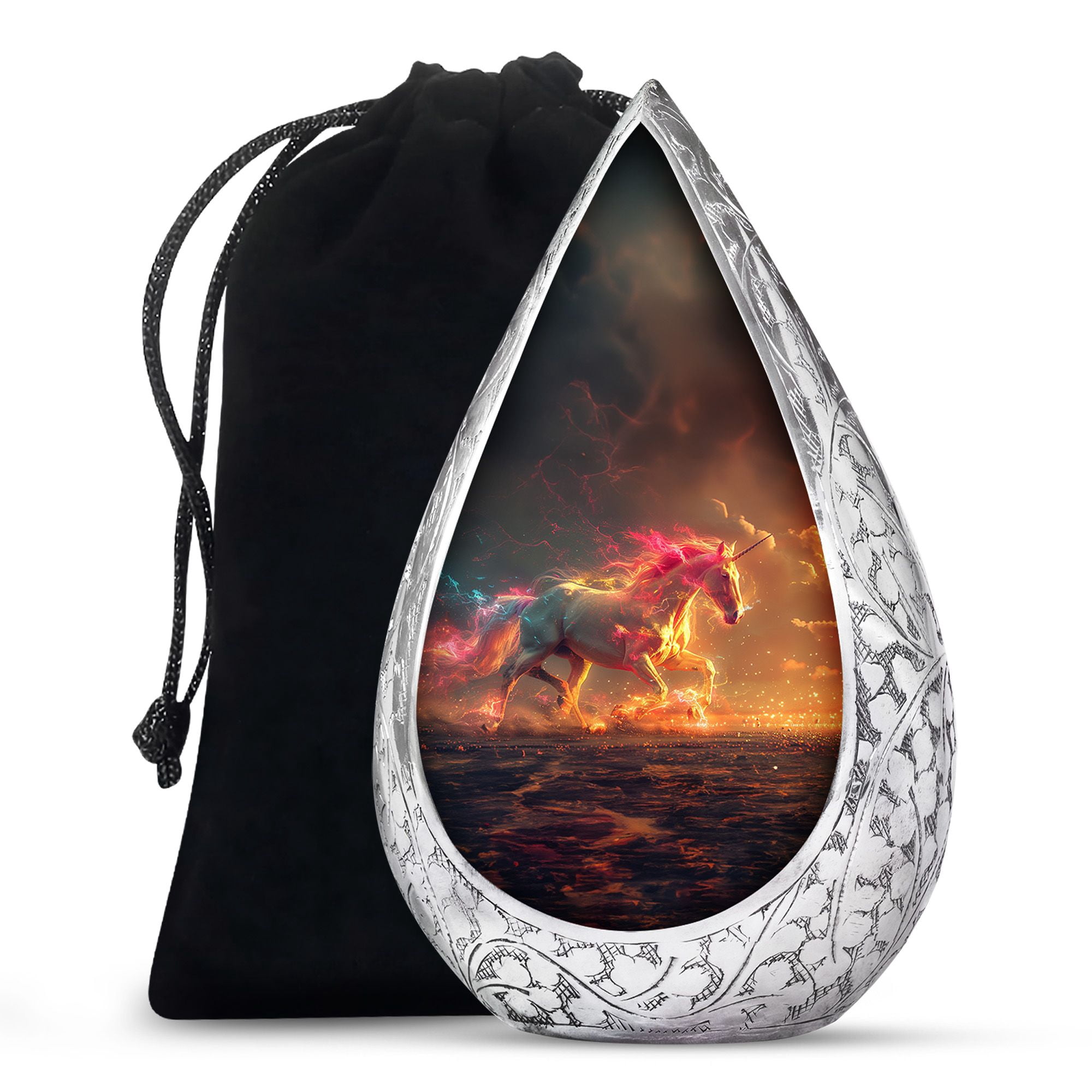 JAGSHASHI Luminous Spirit - Burial Cremation Urn - Decorative Urns For ...