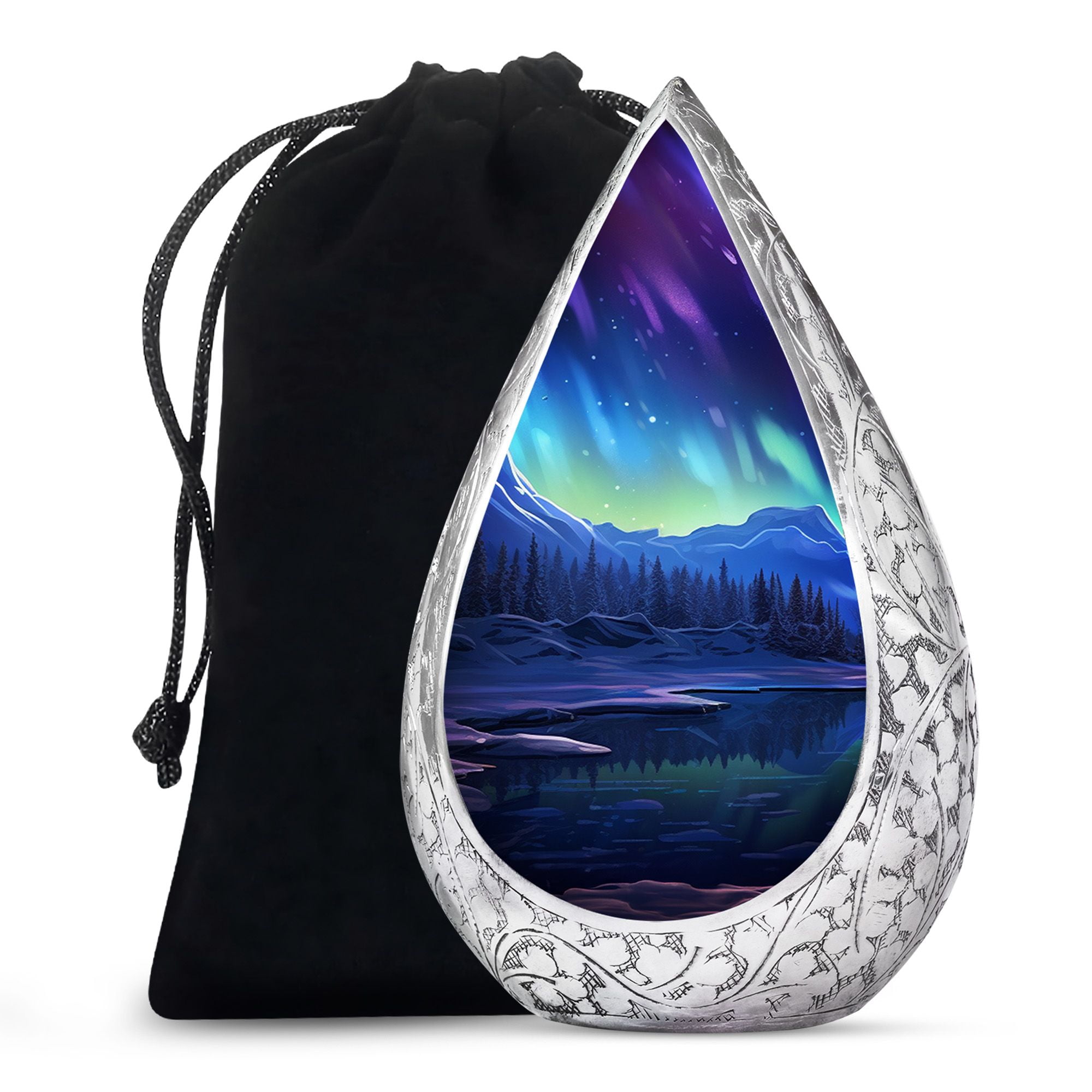 JAGSHASHI Mountain Lake - Funeral Decorative Urns - Decorative Adult ...