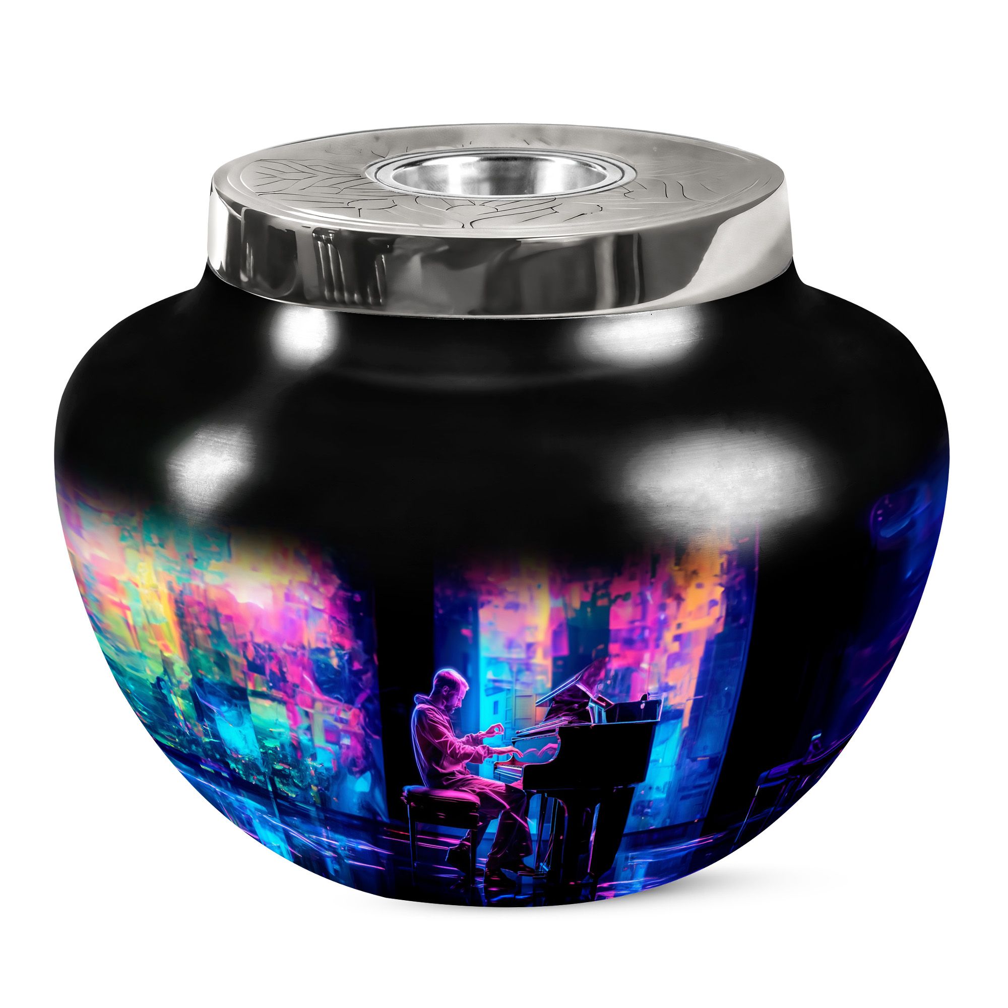 JAGSHASHI Music Urns For Human Ashes - Funeral Urn Adult Ash Man ...