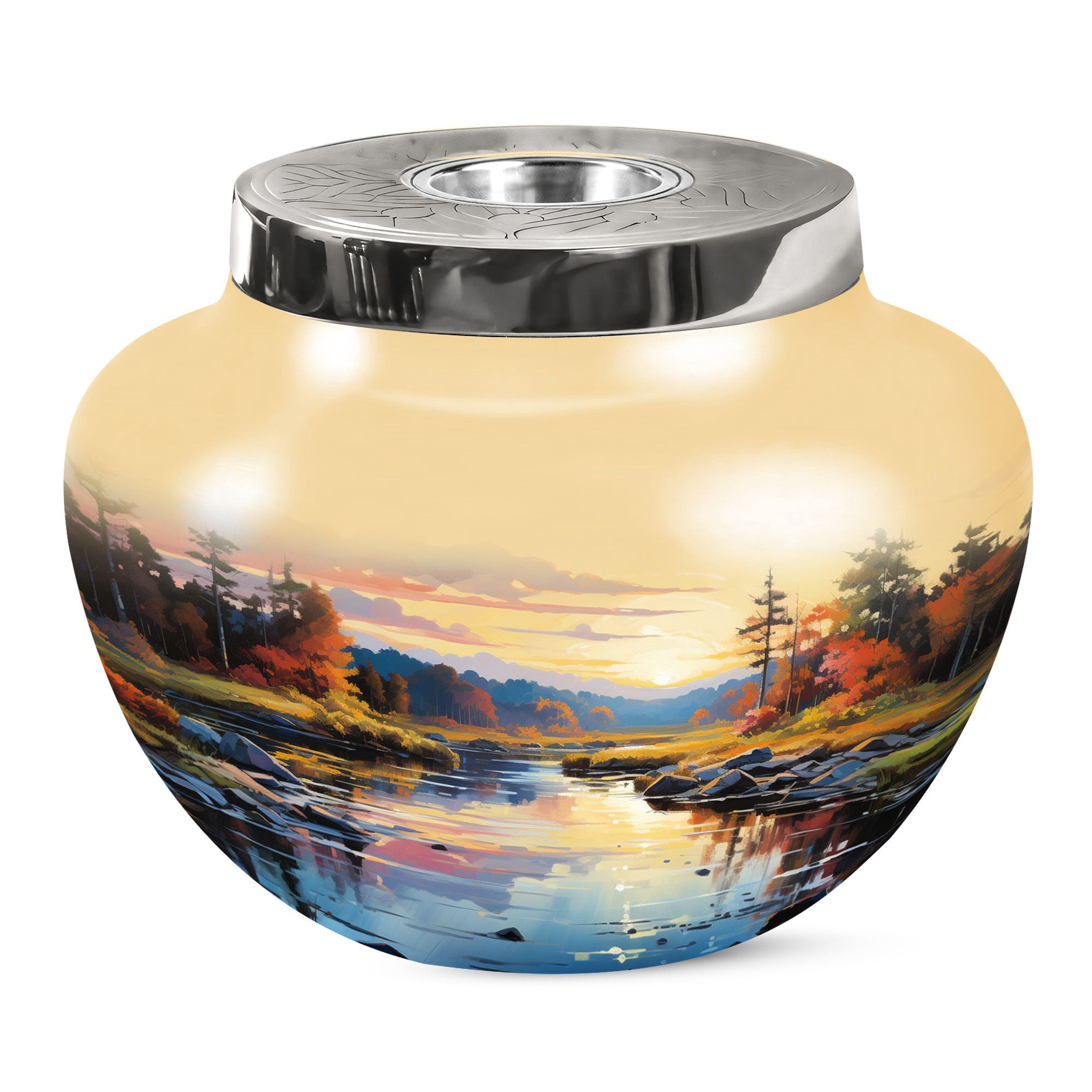 JAGSHASHI Nature Human Urn Ash - Cremation Urn - Memorial Urn For Adult ...