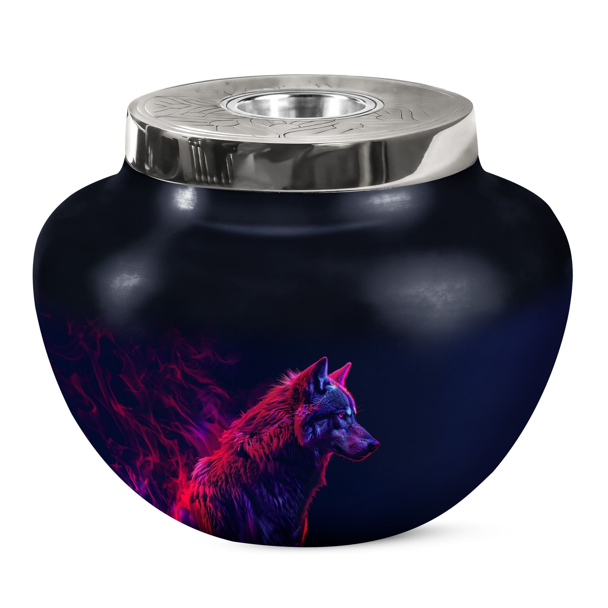 JAGSHASHI Neon Spirit Essence Cremation Urns Large - Urns For Adult Female - Burial Urns For ...
