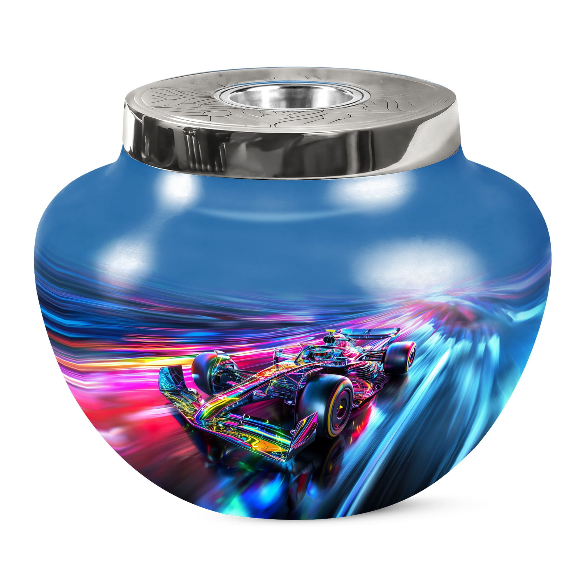 JAGSHASHI Neon Warp Speed Showcase Ash Urn For Human Ashes - Human ...