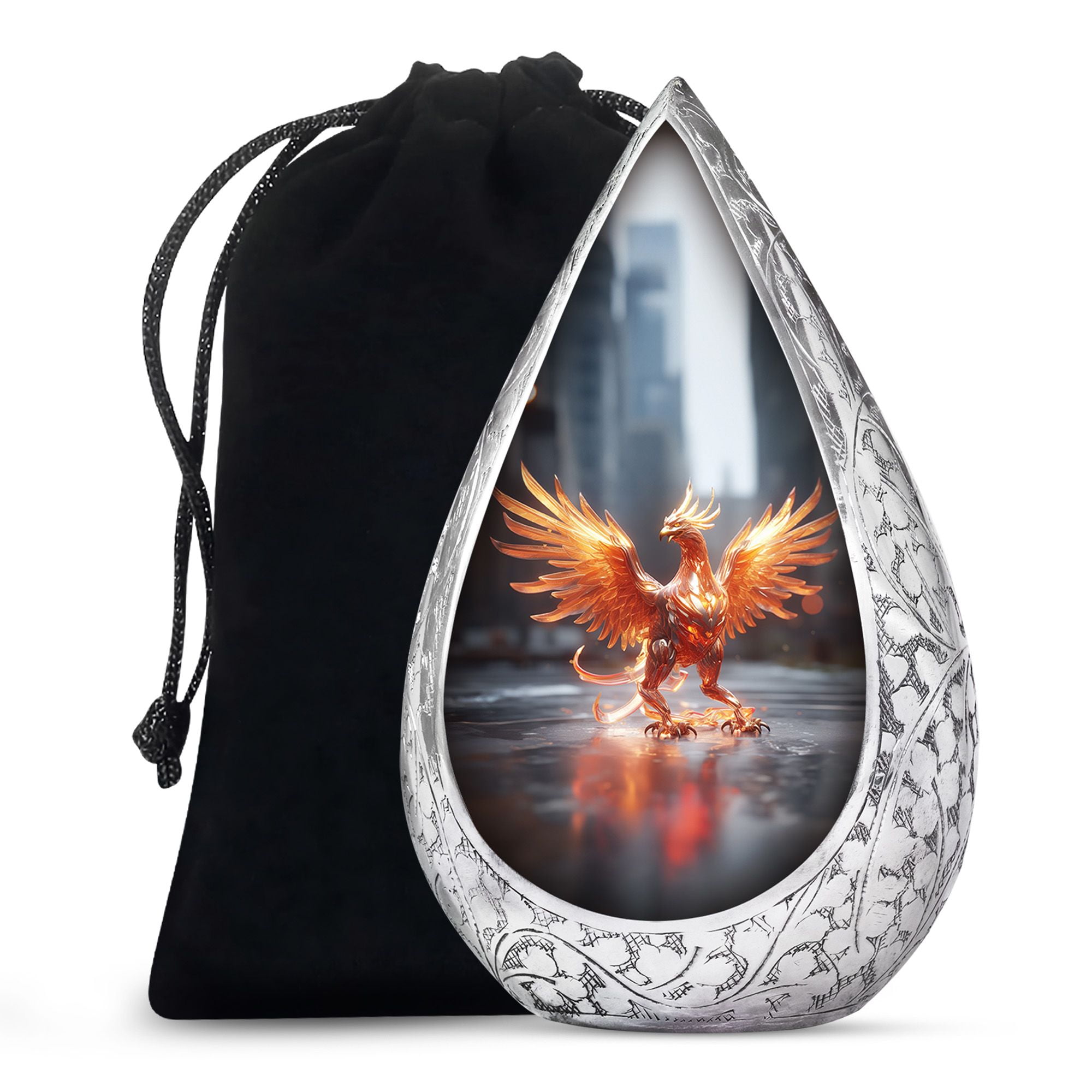 JAGSHASHI Phoenix - Adult Large Urn - Urns For Ashes Adult - Memorial ...