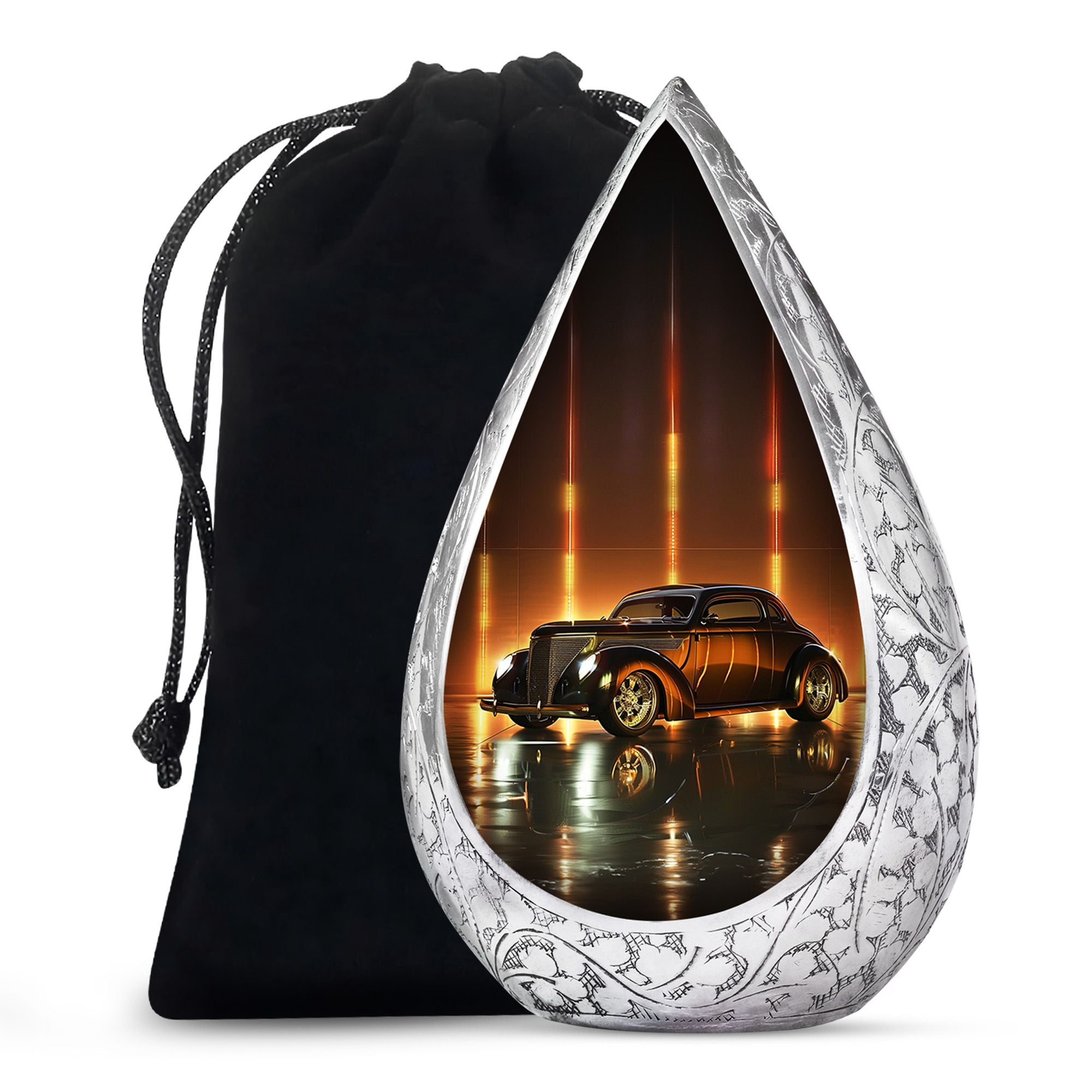 JAGSHASHI Retro Luxe - Large Urns For Human Ashes - Memorial Urn - Human Remains Urn - Large ...