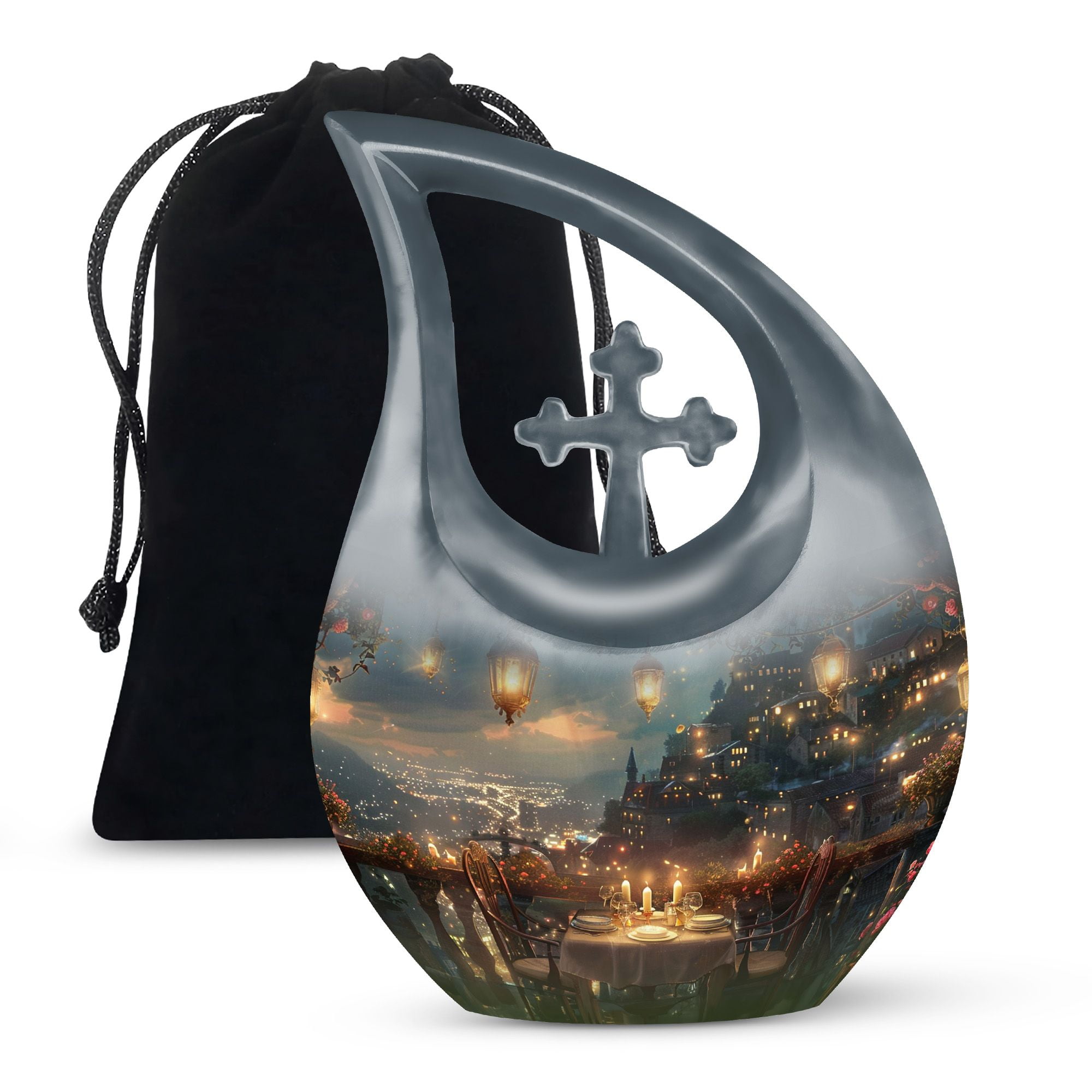 JAGSHASHI A Romantic Dinner With A View Urn Human Ash Adult Male ...