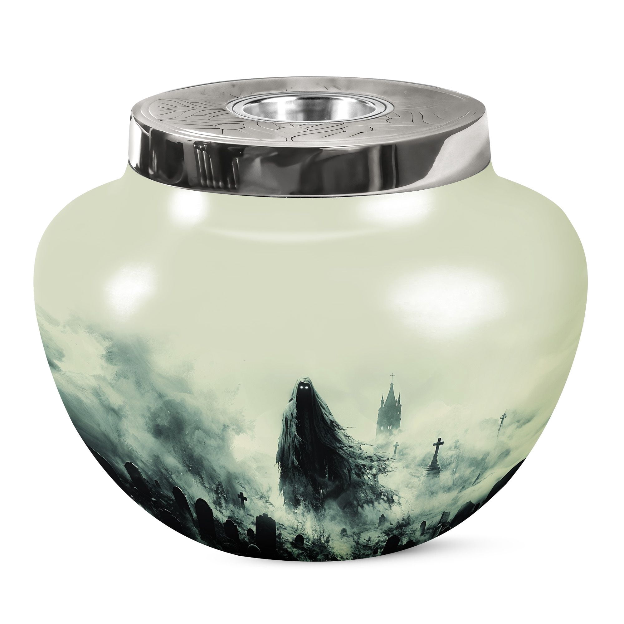 JAGSHASHI Shrouded Requiem Adult Ashes Urn - Urn Burial For Human Ashes ...
