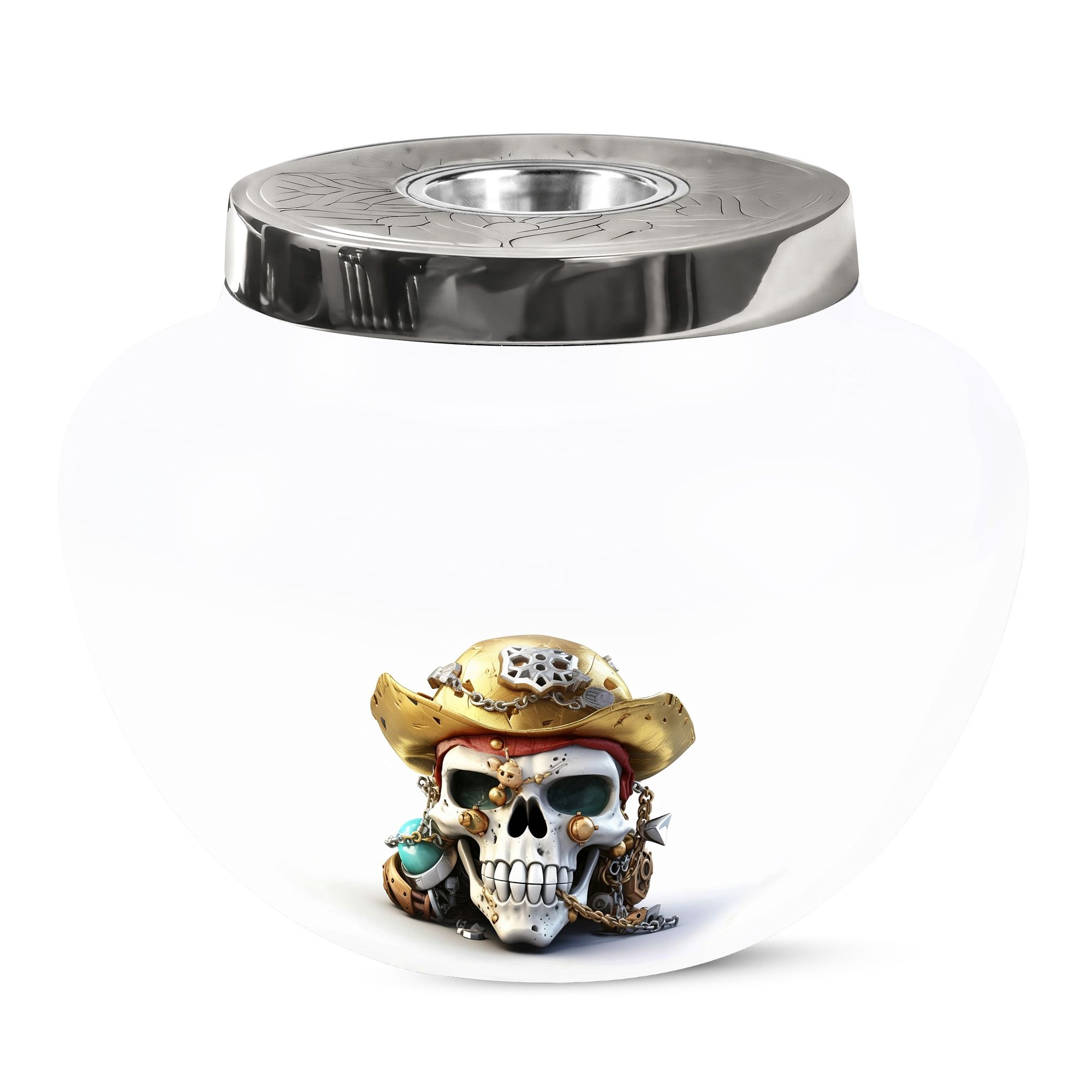 JAGSHASHI Skull Decorative Urns For Ashes - Decorative Urns - Memorial ...