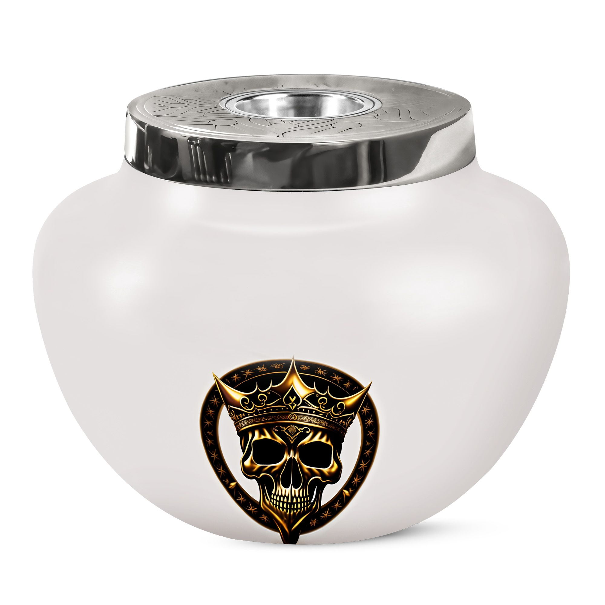 JAGSHASHI Skull Large Memorial Urns Ashes - Adult Cremation Urns - Ash ...