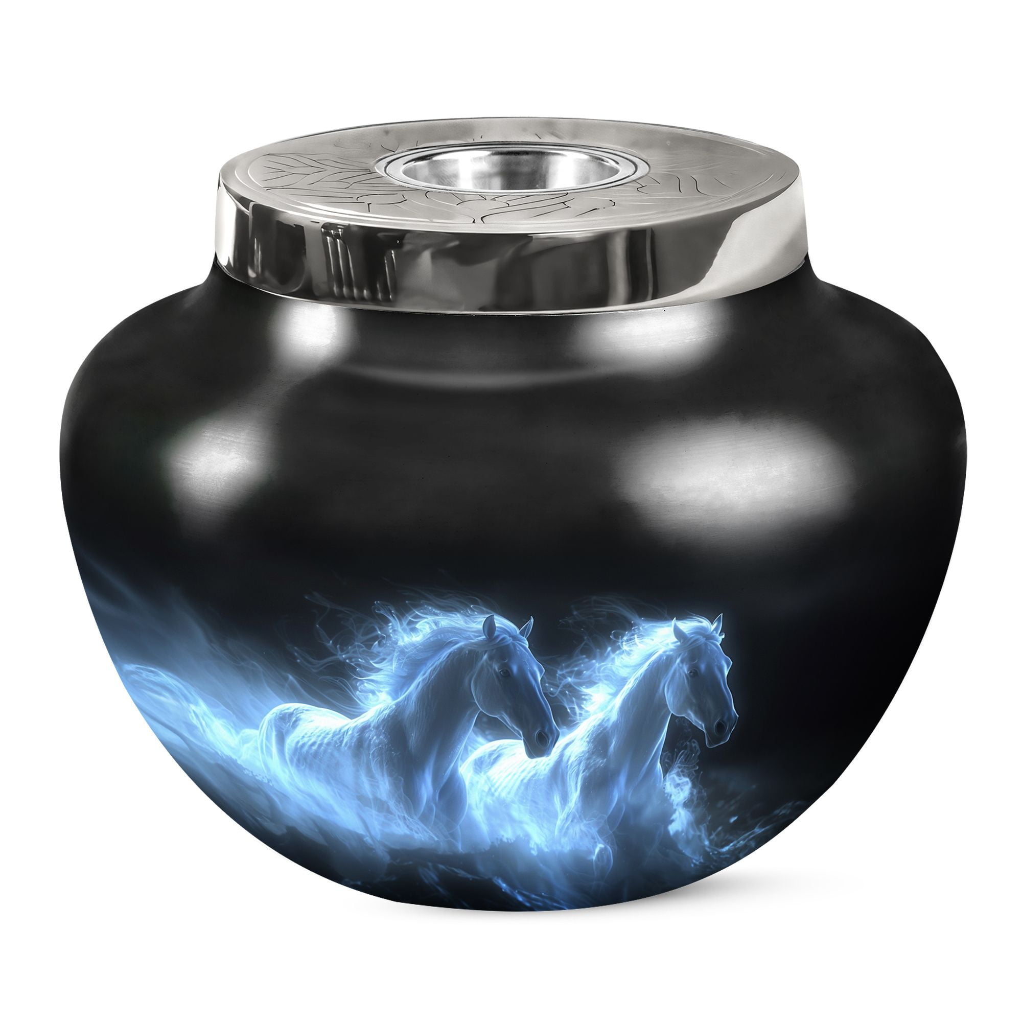 JAGSHASHI Spectral Steeds Whispers Memorial Urn For Ashes - Funeral ...