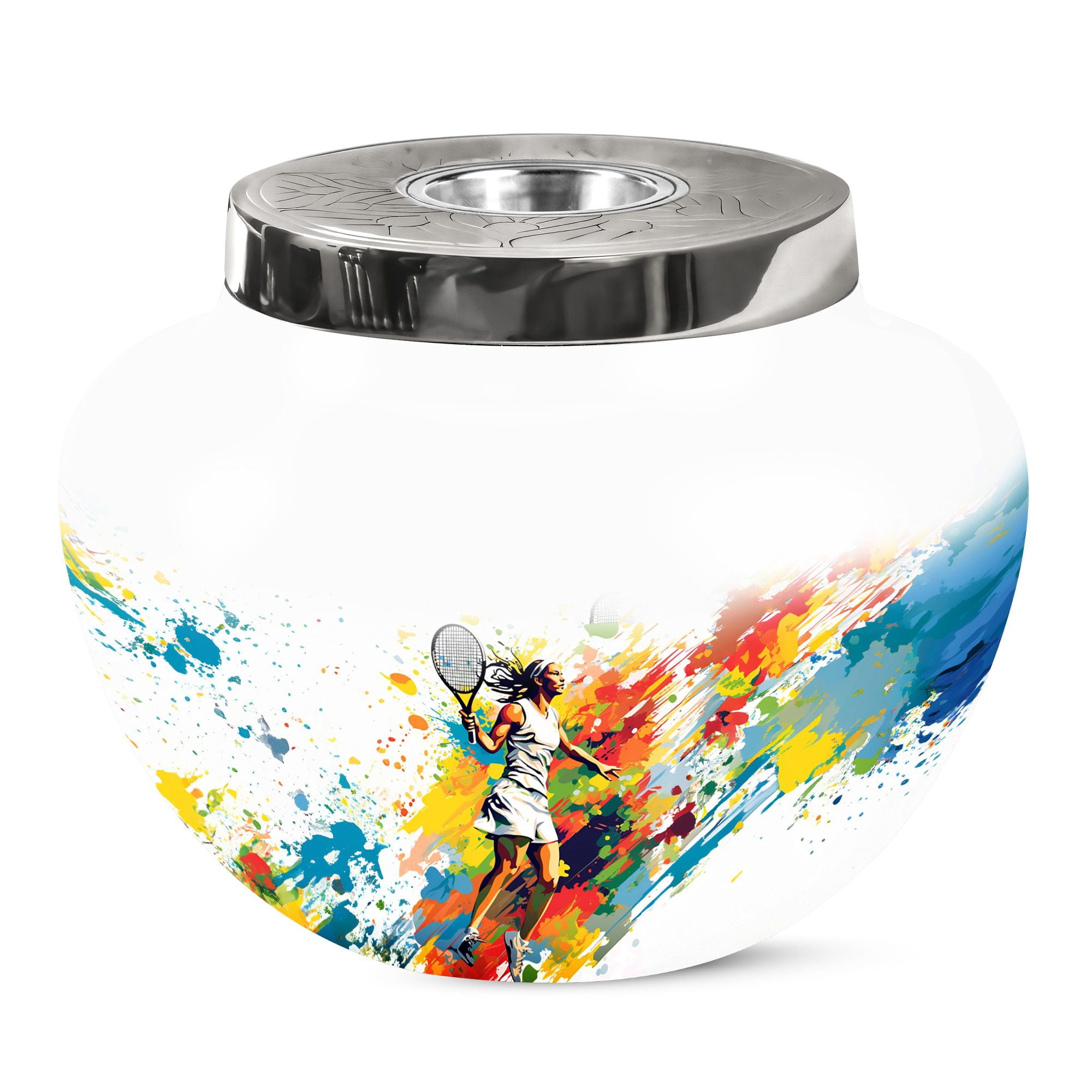 JAGSHASHI Sports Urn For Adult Male - Large Decorative Urn - Memorial ...