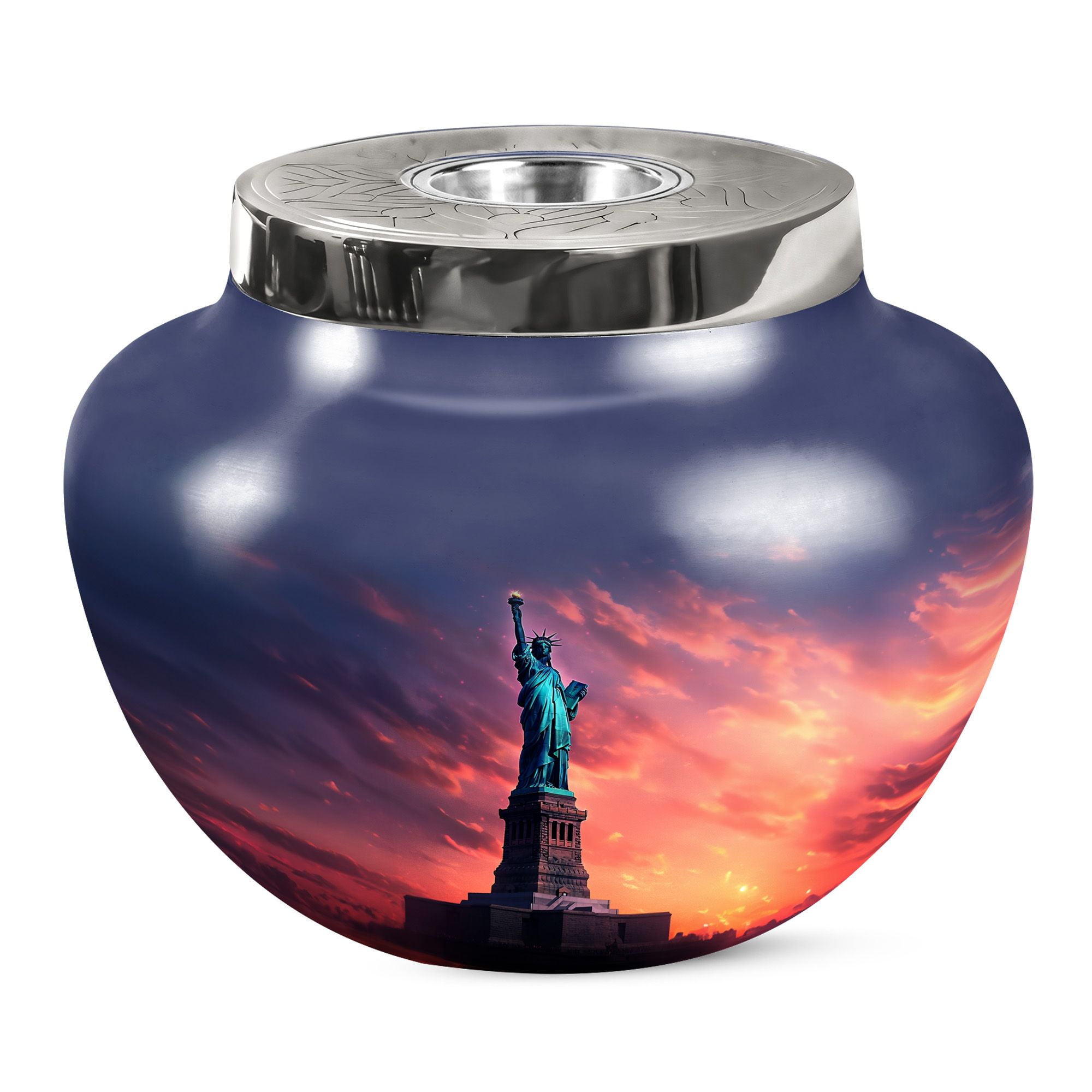 JAGSHASHI Statue Of Liberty Burial Urn - Funeral Urn Ashes - Memorial ...