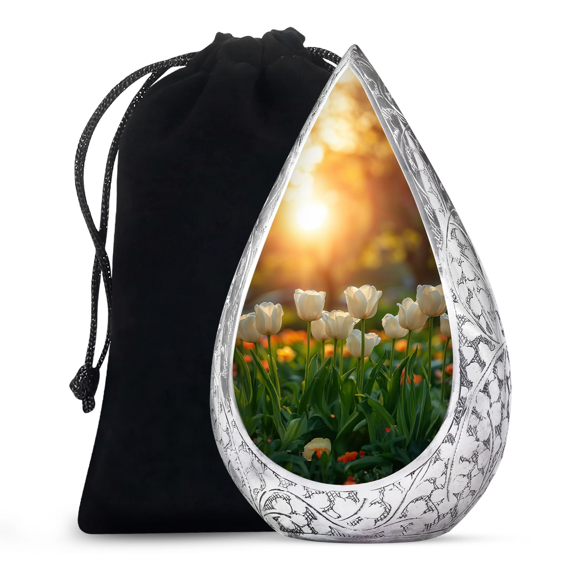 JAGSHASHI Sunlit Serenity - Adult Cremation Urns - Adult Urn - Funeral Urns - Memorial Urns ...