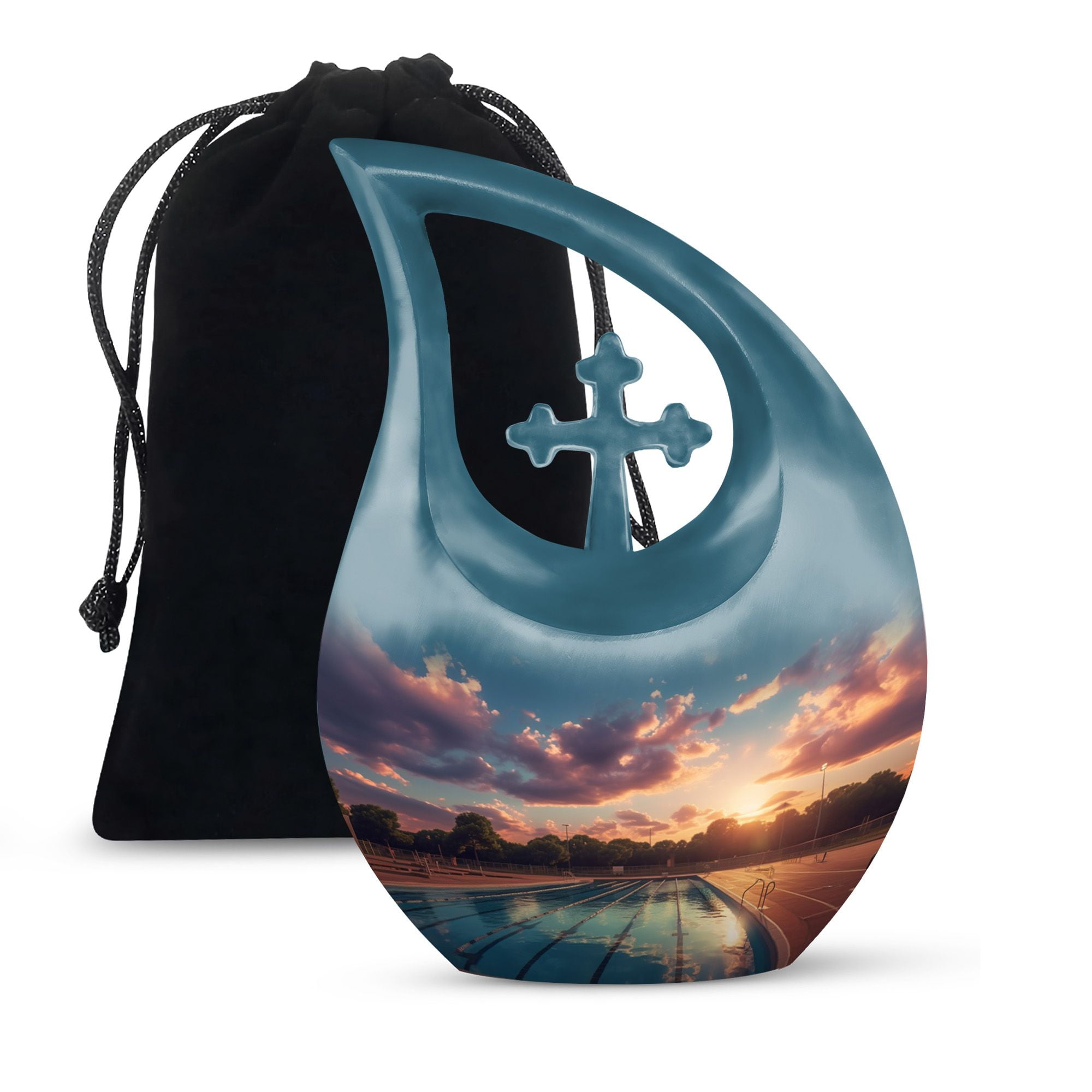 JAGSHASHI Swimming Pool Human Cremation Urns - Adult Burial Urns ...