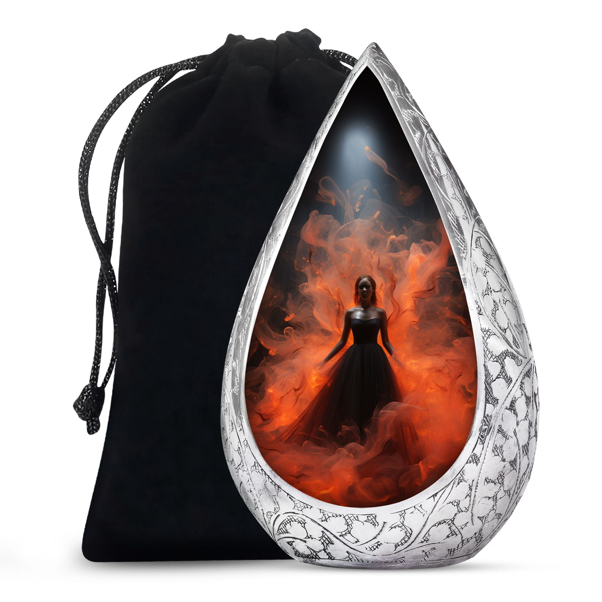 JAGSHASHI The Fiery Grace Of A Phoenix Queen - Human Remains Urn - Urn ...