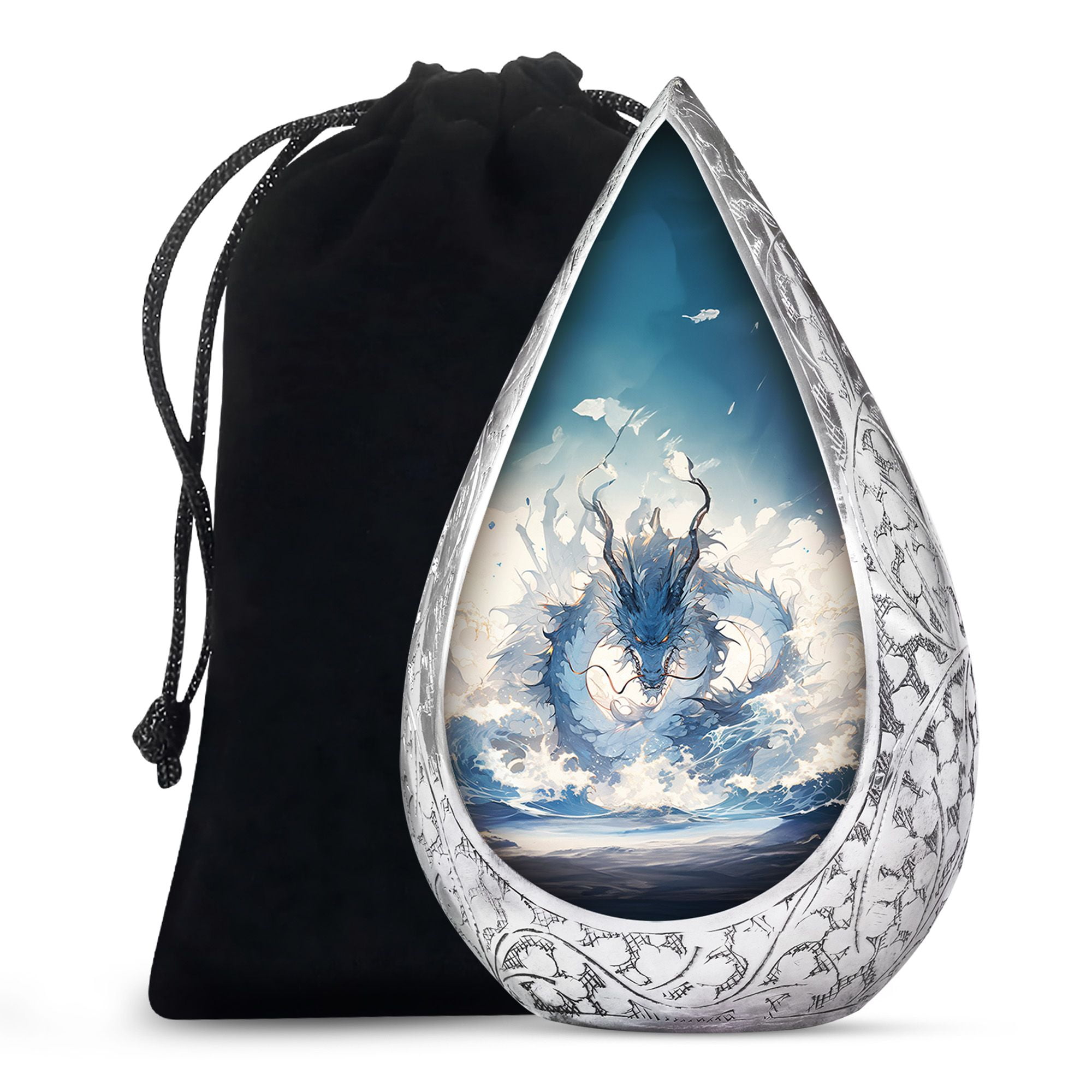 JAGSHASHI The Ice Dragon Wrath - Human Remains Urn - Large Urns ...