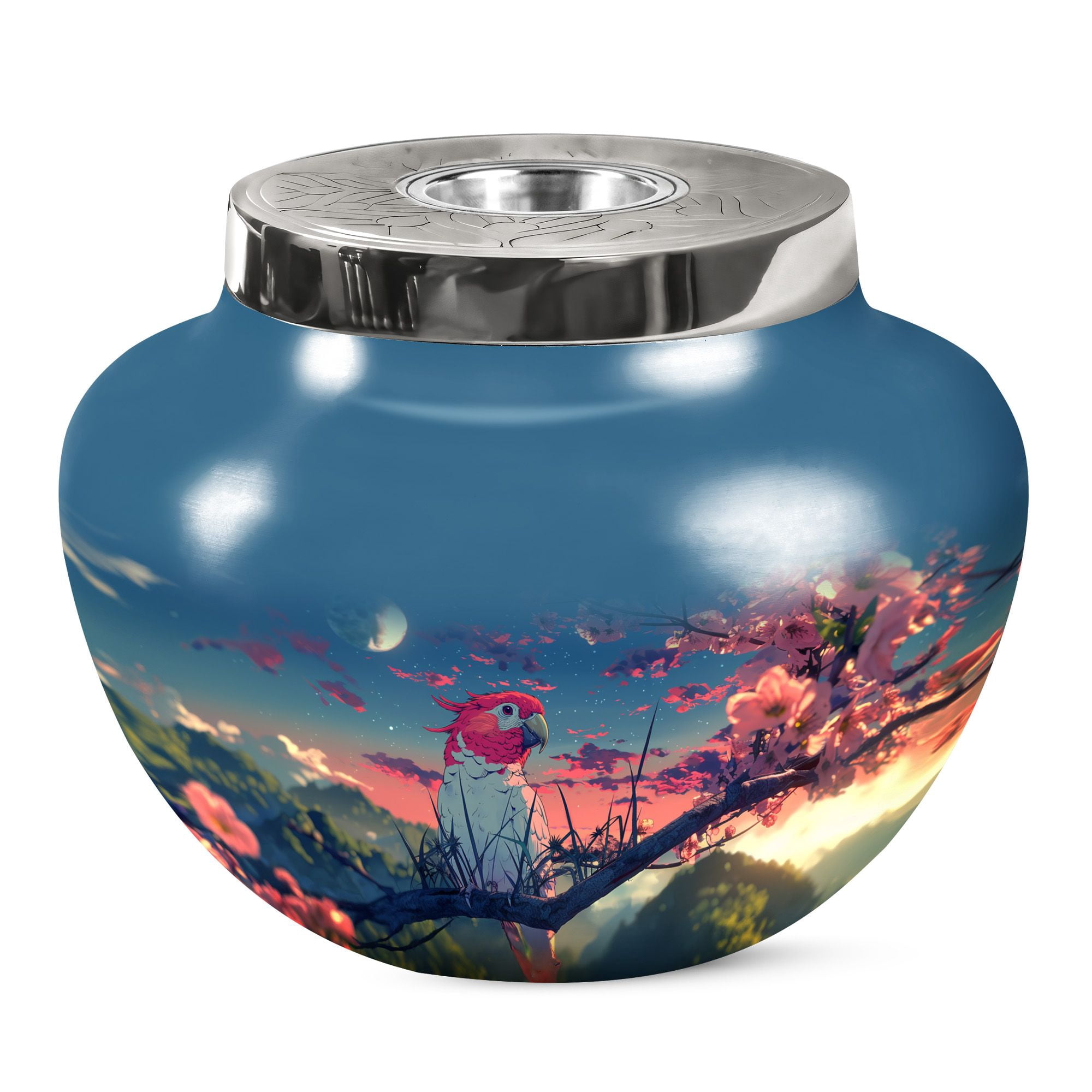 JAGSHASHI Twilight Avian Muse Cremation Urns Large - Large Burial Urn ...