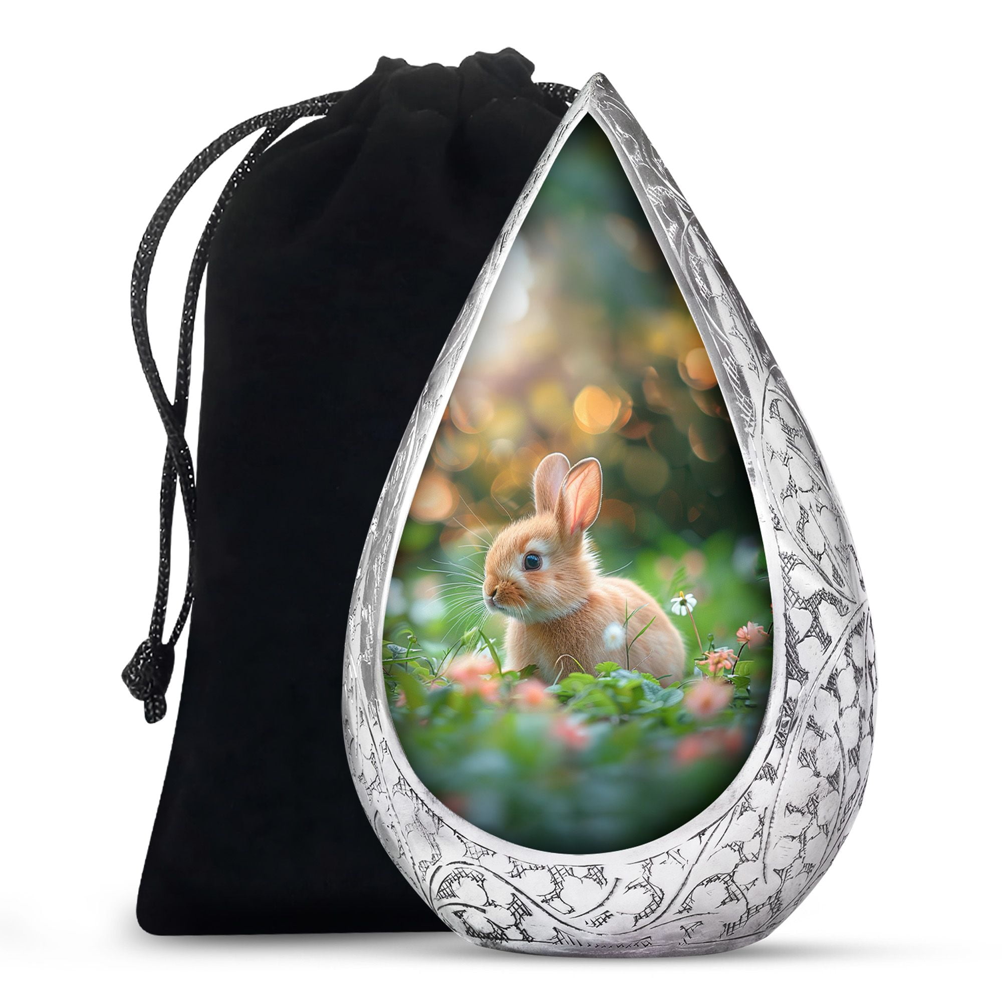 JAGSHASHI Twilight Garden Rabbit - Adult Human Large Urn - Cremation ...