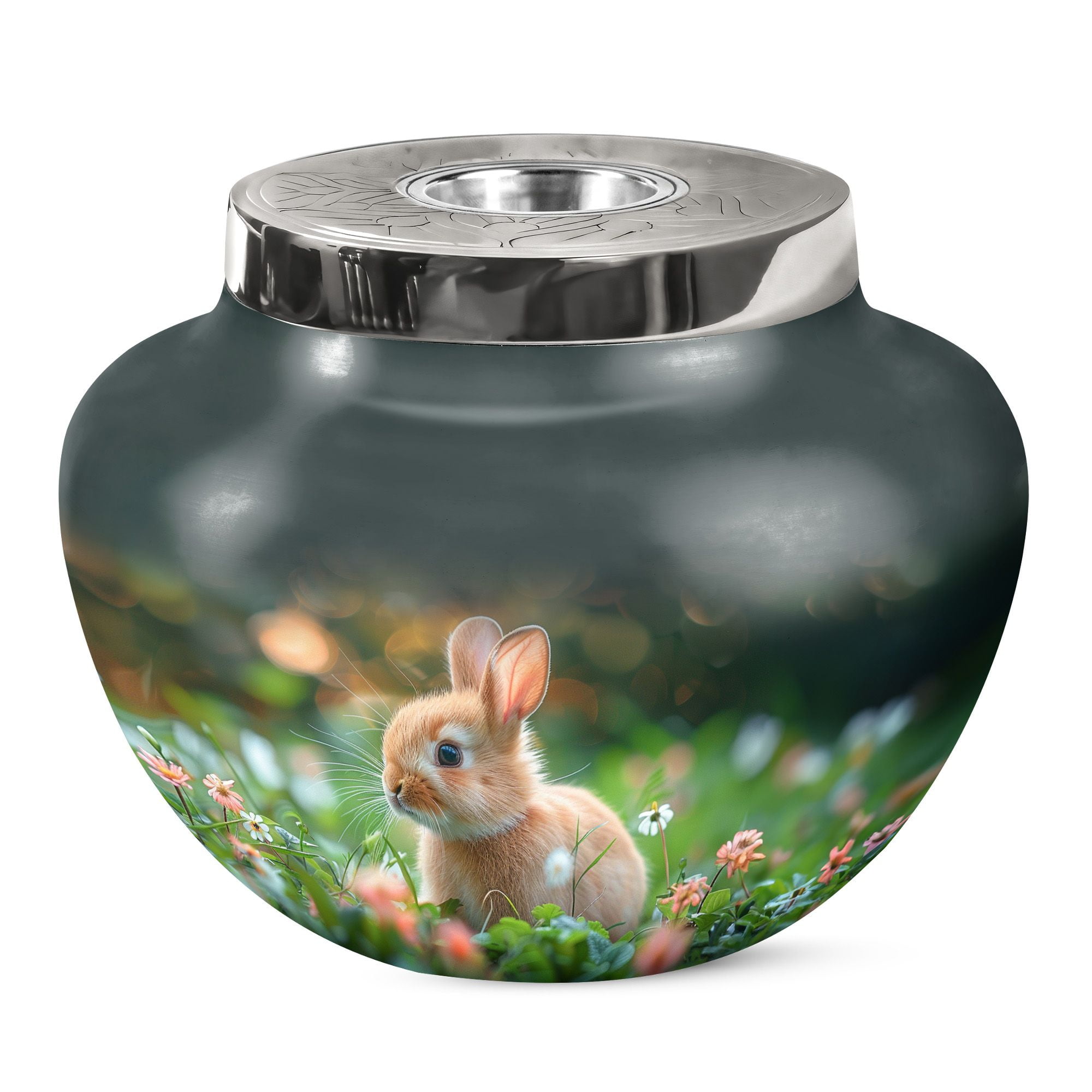 JAGSHASHI Twilight Garden Rabbit Human Cremation Urns - Ash Urns For ...
