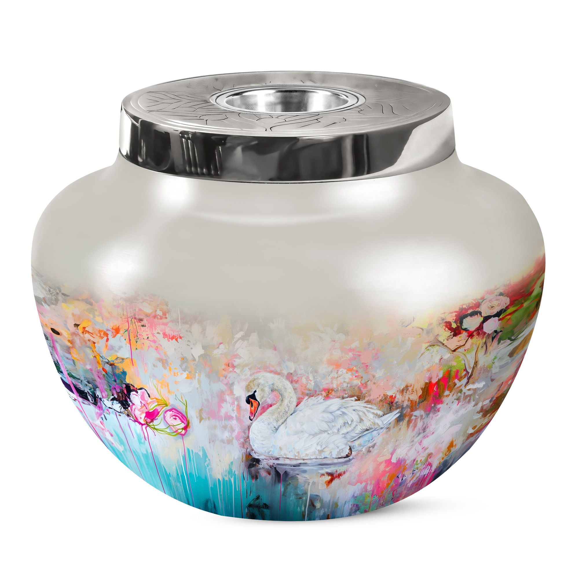 JAGSHASHI Vibrant Swan Elegance Cremation Urn Human Ashes - Adult ...