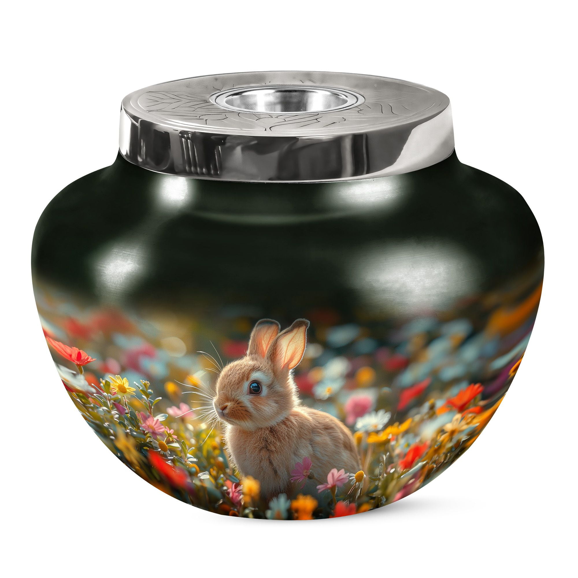 JAGSHASHI Whimsical Garden Serenity Urns For Ashes - Memorial Urn For Ashes - Adult Large Urn ...